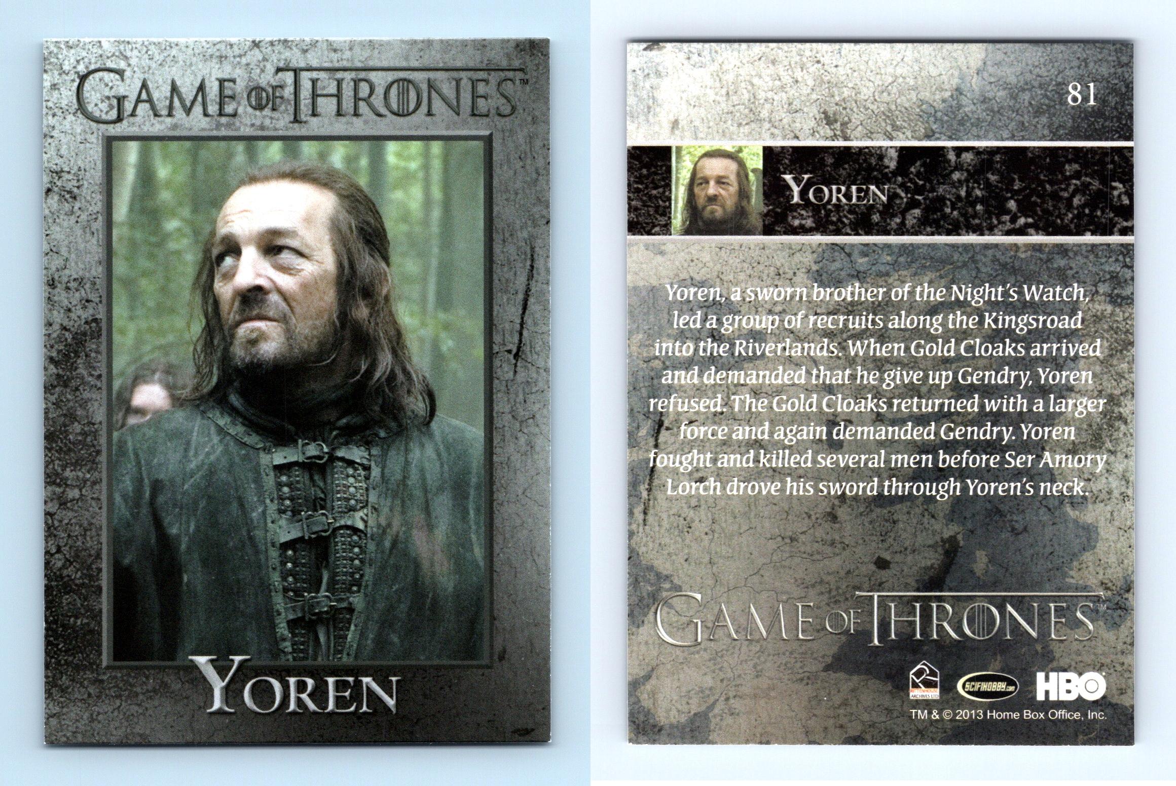 Yoren Game Of Thrones