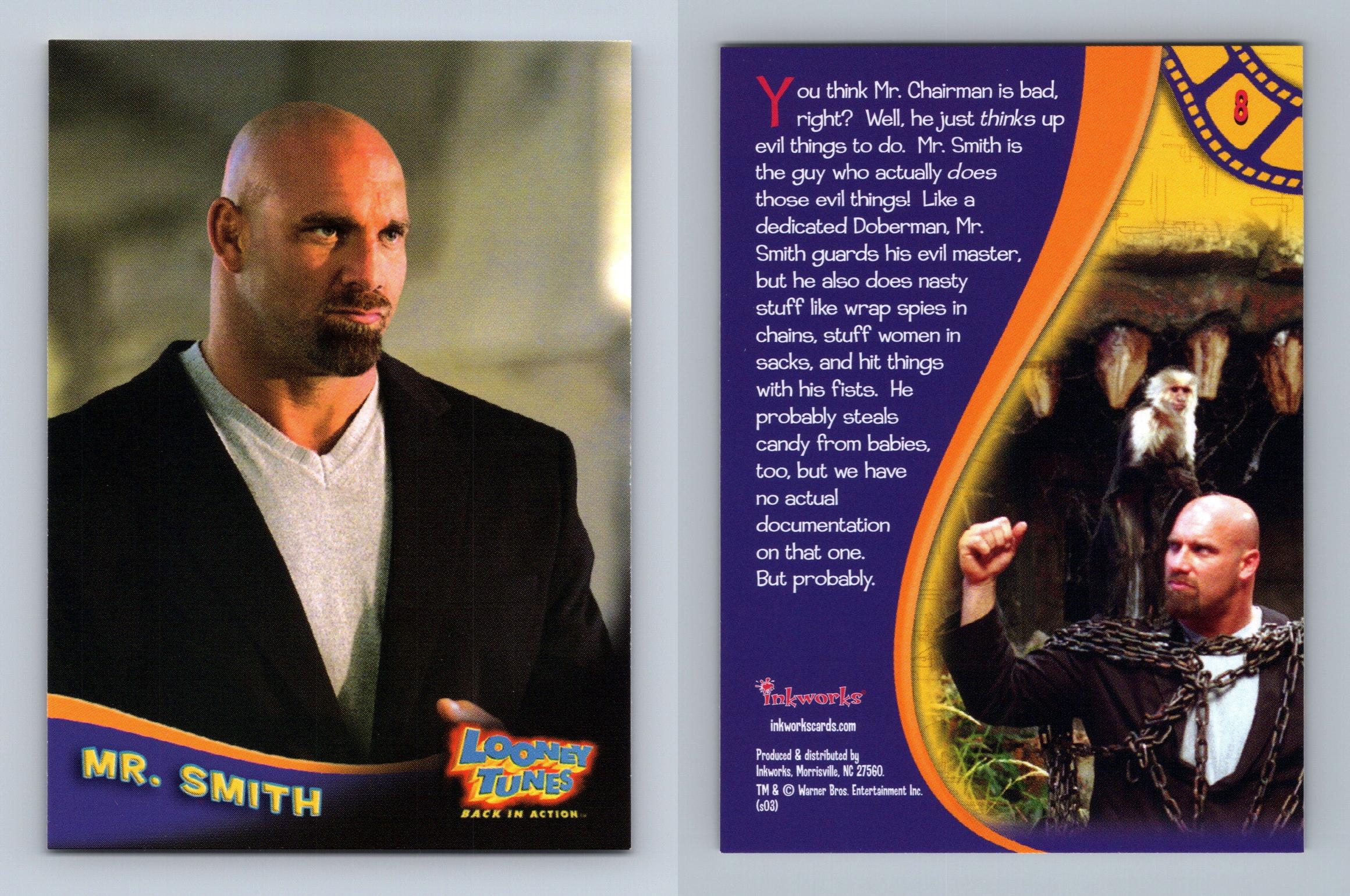 Mr. Smith #8 Looney Tunes Back In Action 2003 Inkworks Trading Card