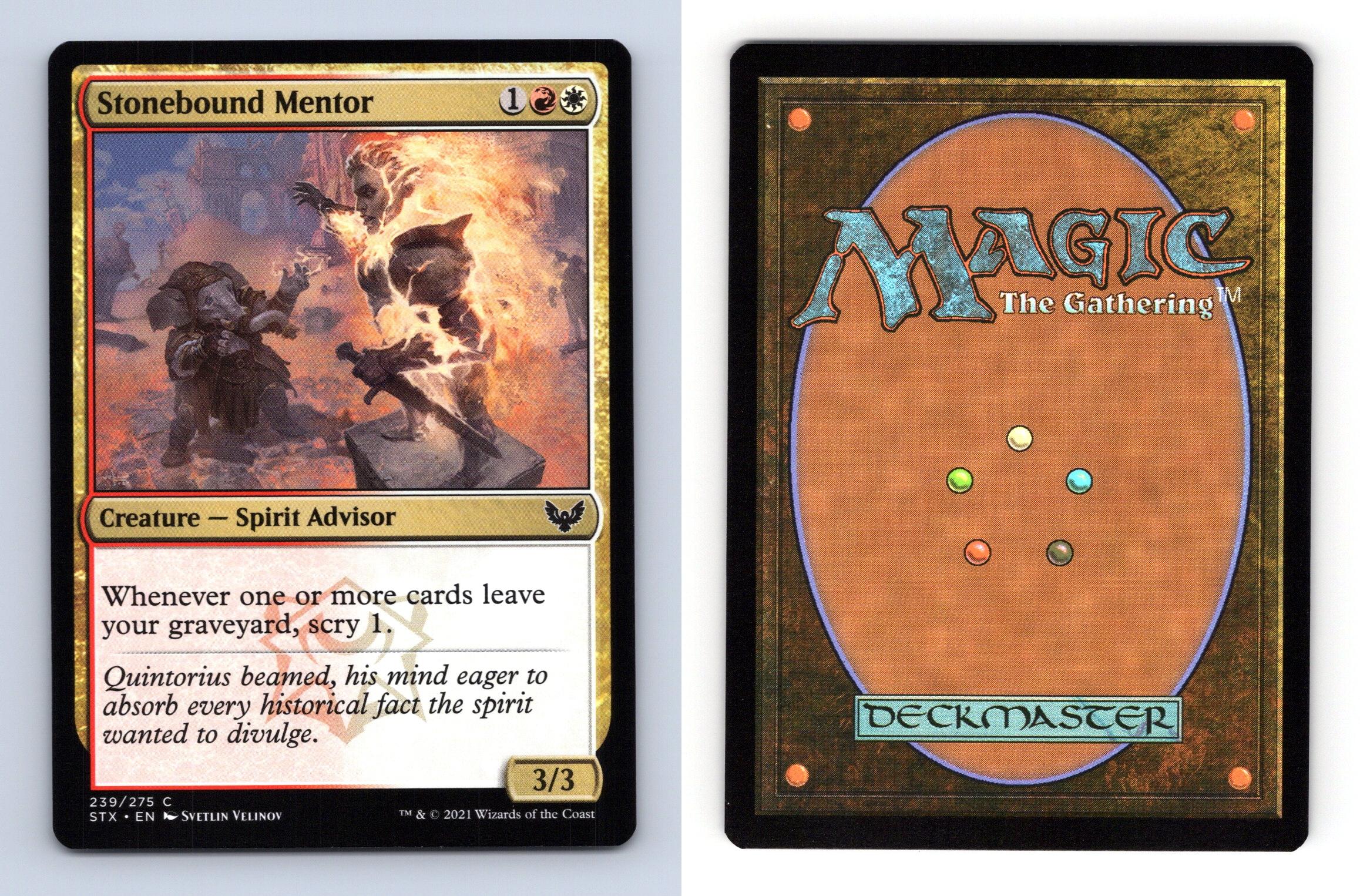 Stonebound Mentor 239 275 Mtg Strixhaven Common 2021 Tcg Card