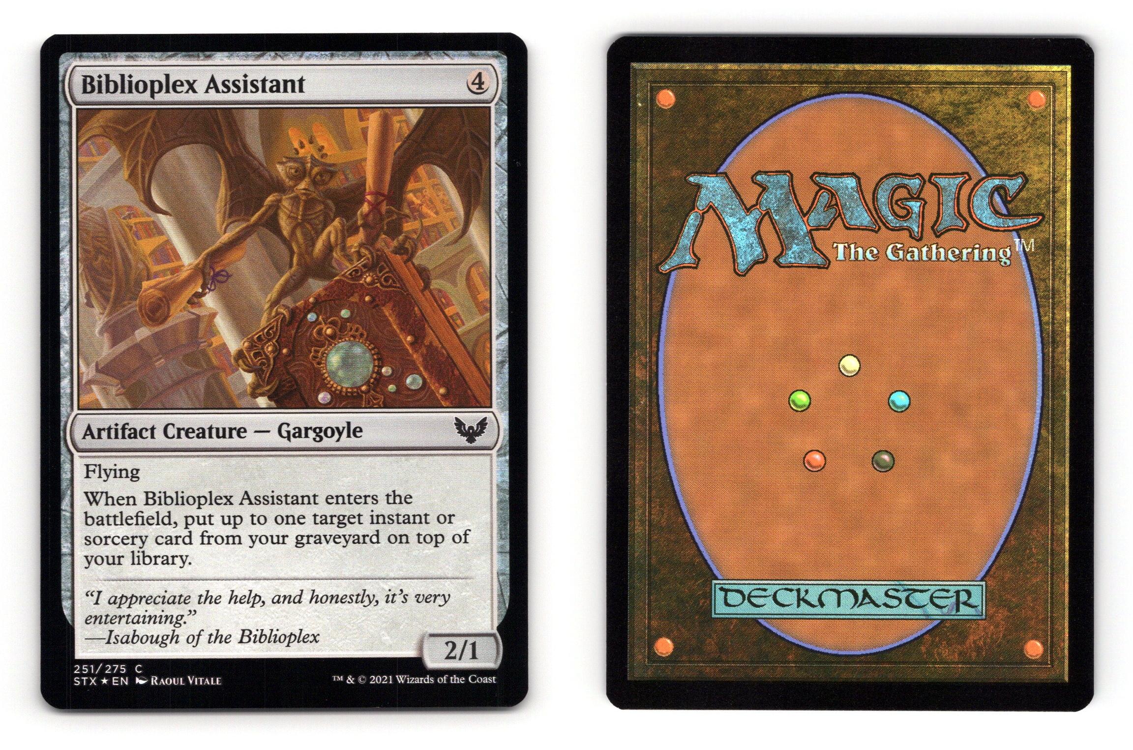 Biblioplex Assistant 251 275 Mtg Strixhaven Common Foil 2021 Tcg Card