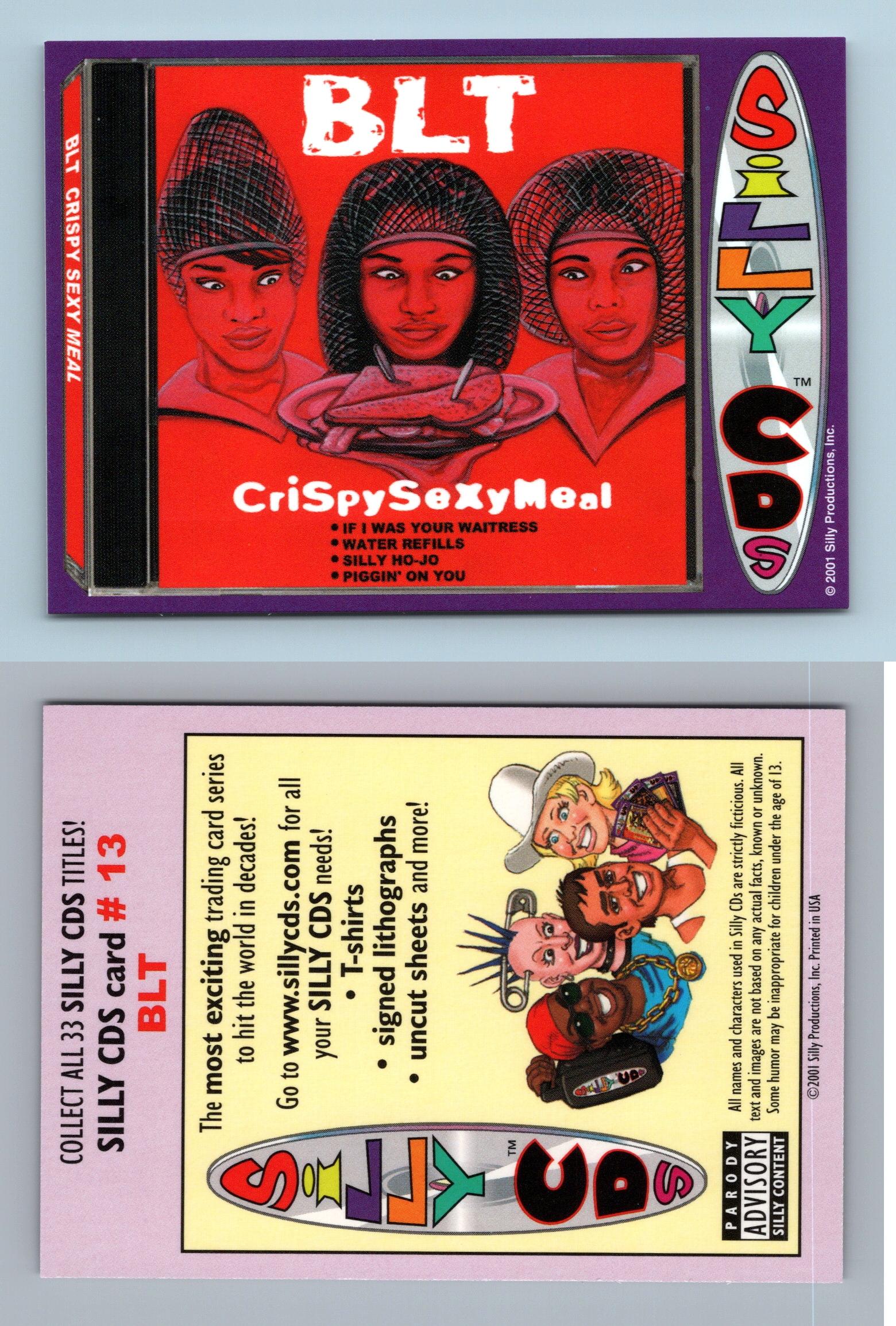 BLT #13 Silly CDs 2001 Silly Productions Trading Card