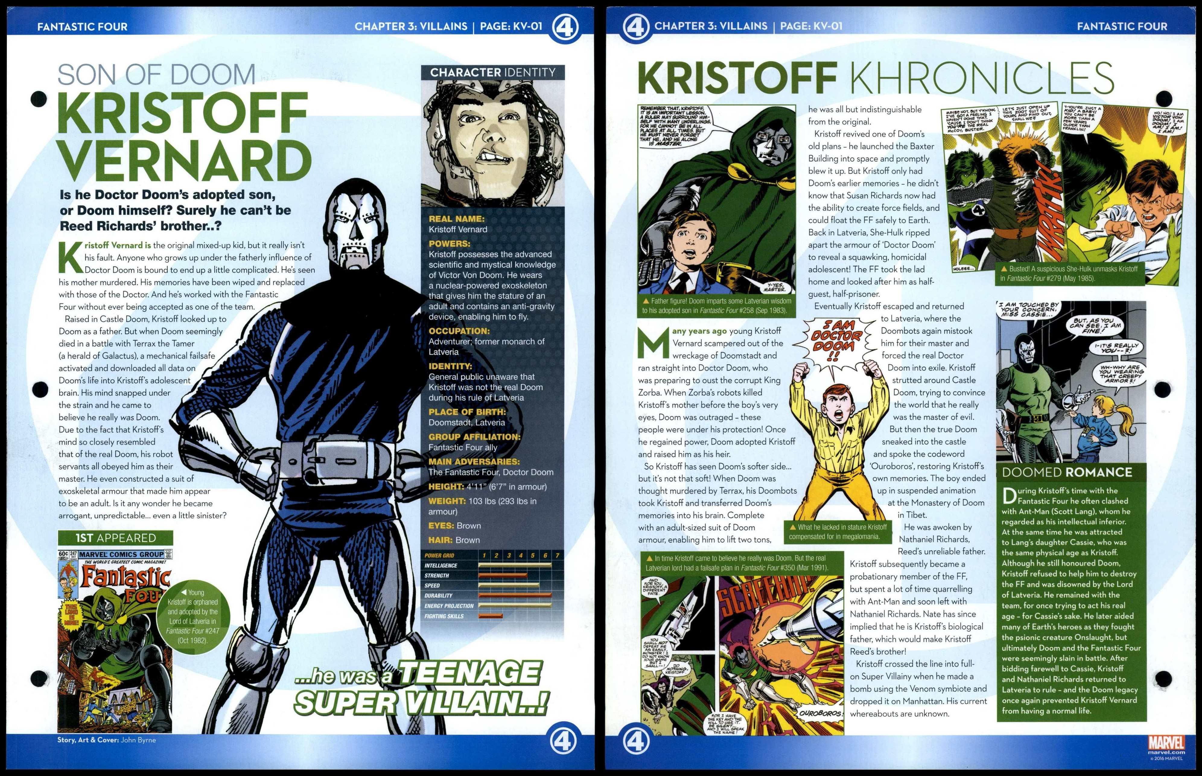 Kristoff Vernard - Son Of Doom #KV-01 Villains - Fantastic Four Marvel ...