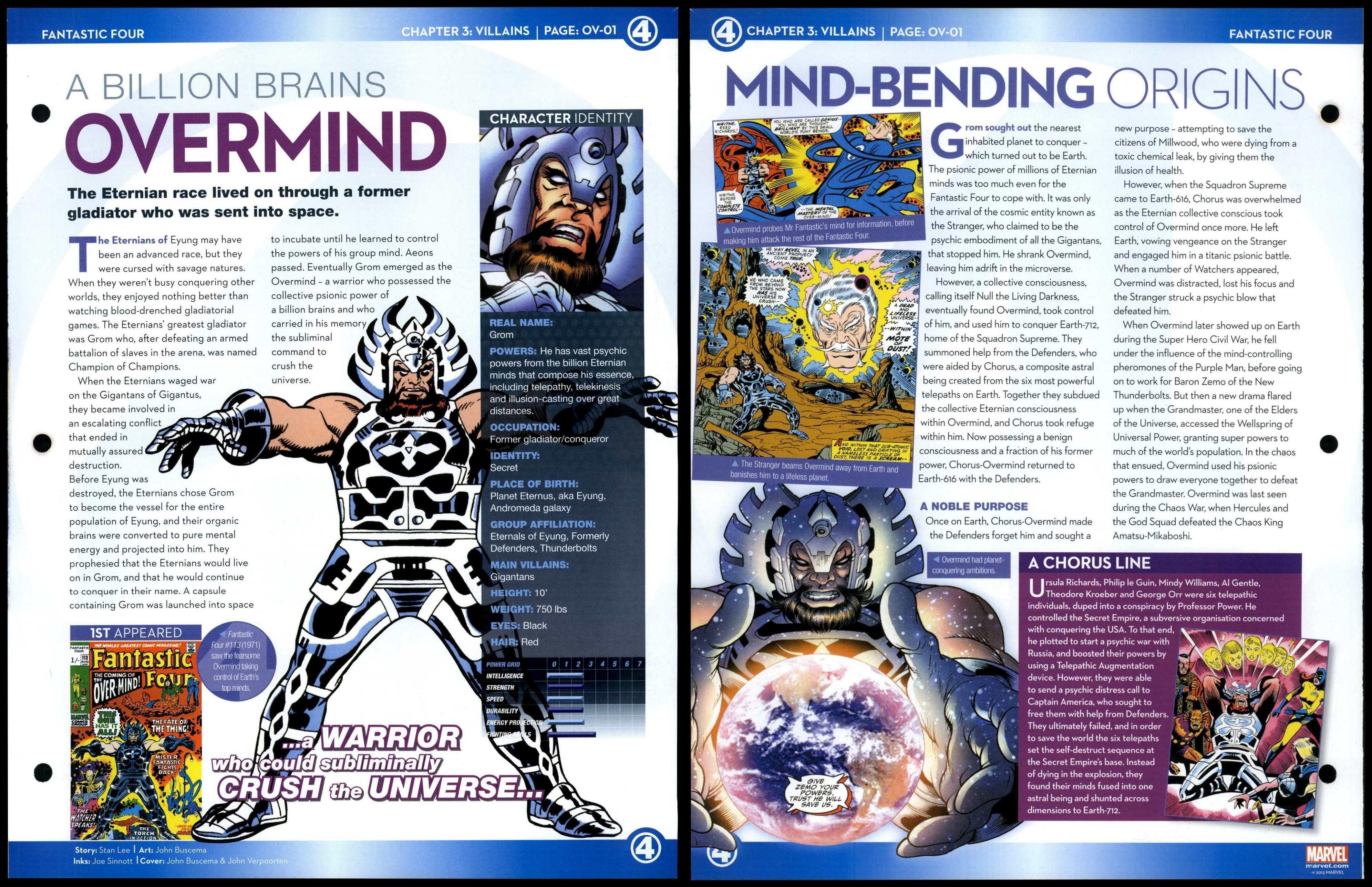Overmind - A Billion Brains #OV-01 Villains - Fantastic Four Marvel ...