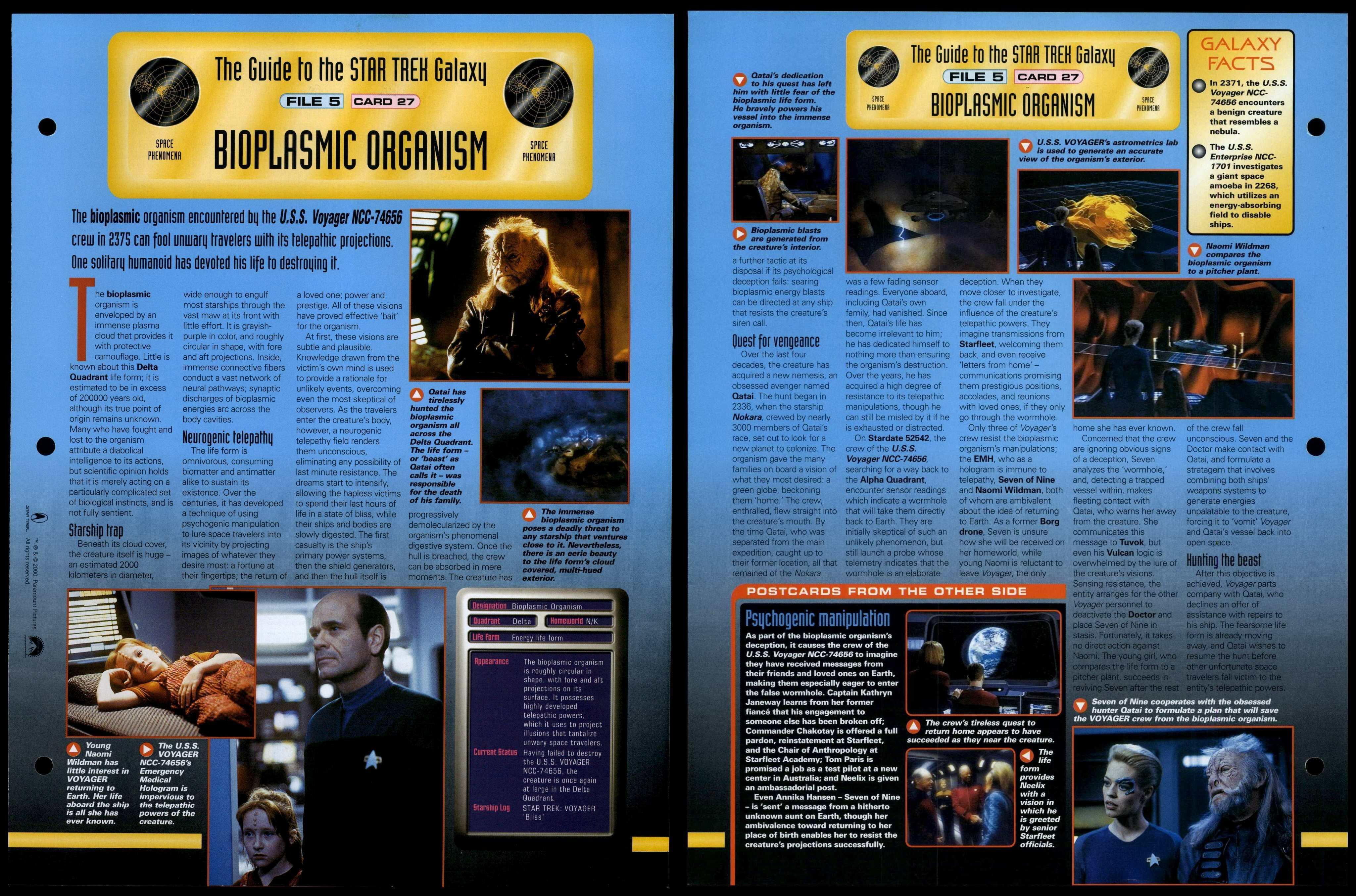 Bioplasmic Organism - Space Phenomena - Star Trek Fact File Page Bioplasmic Organism - Space Phenomena - Star Trek Fact File Page