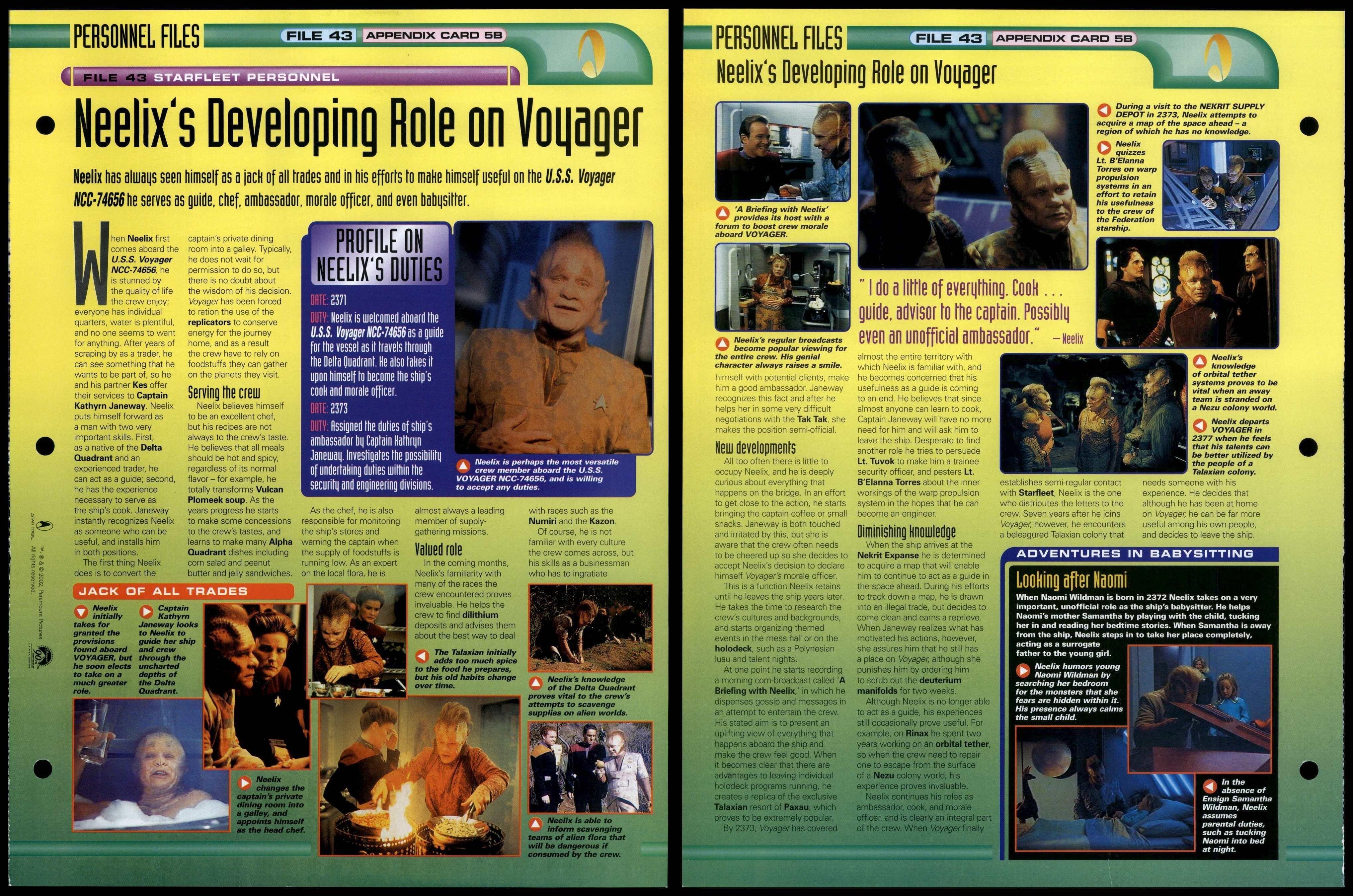 Neelix Memory Beta Noncanon Star Trek Wiki