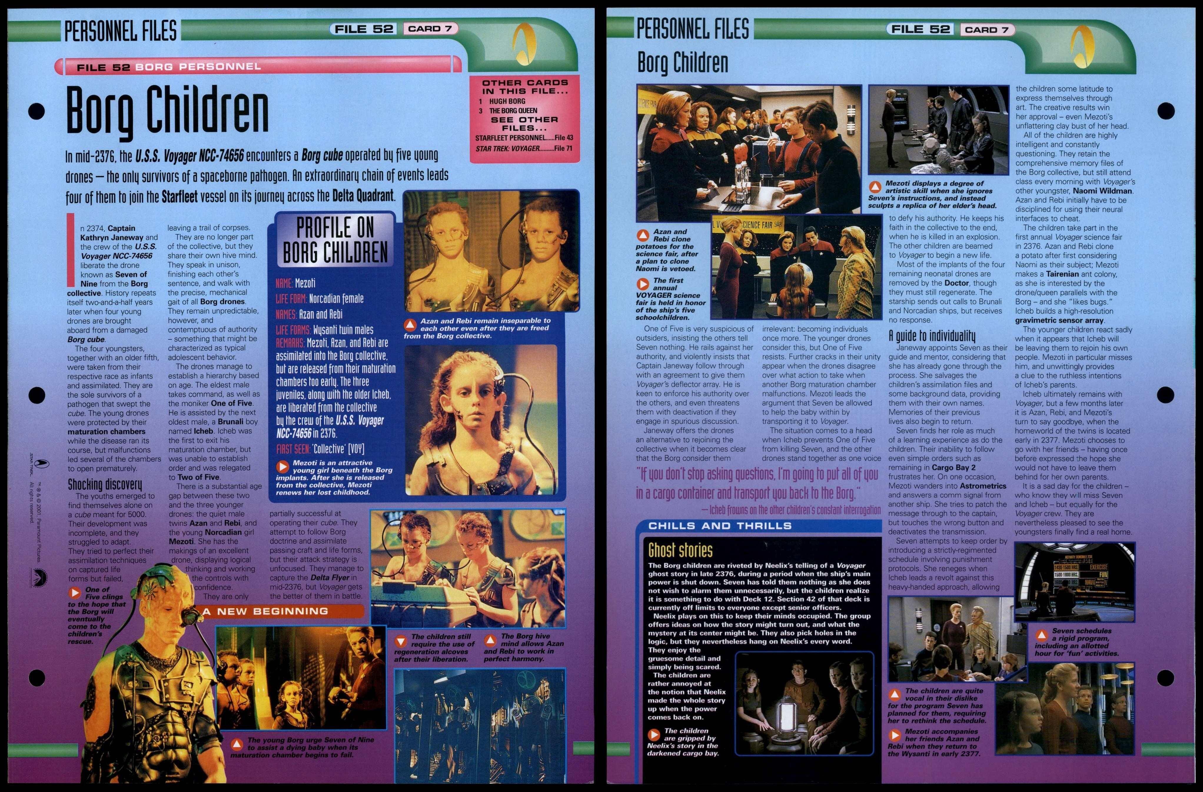 Borg Children - Borg Personnel - Star Trek Fact File Page