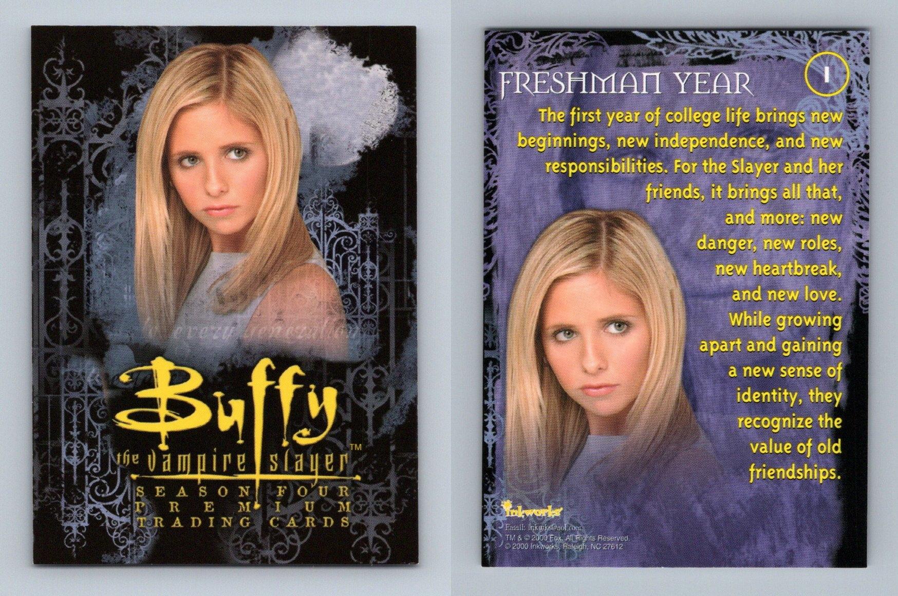 Freshman Year #1 Buffy The Vampire Slayer Season 4 Inkworks Trading Card