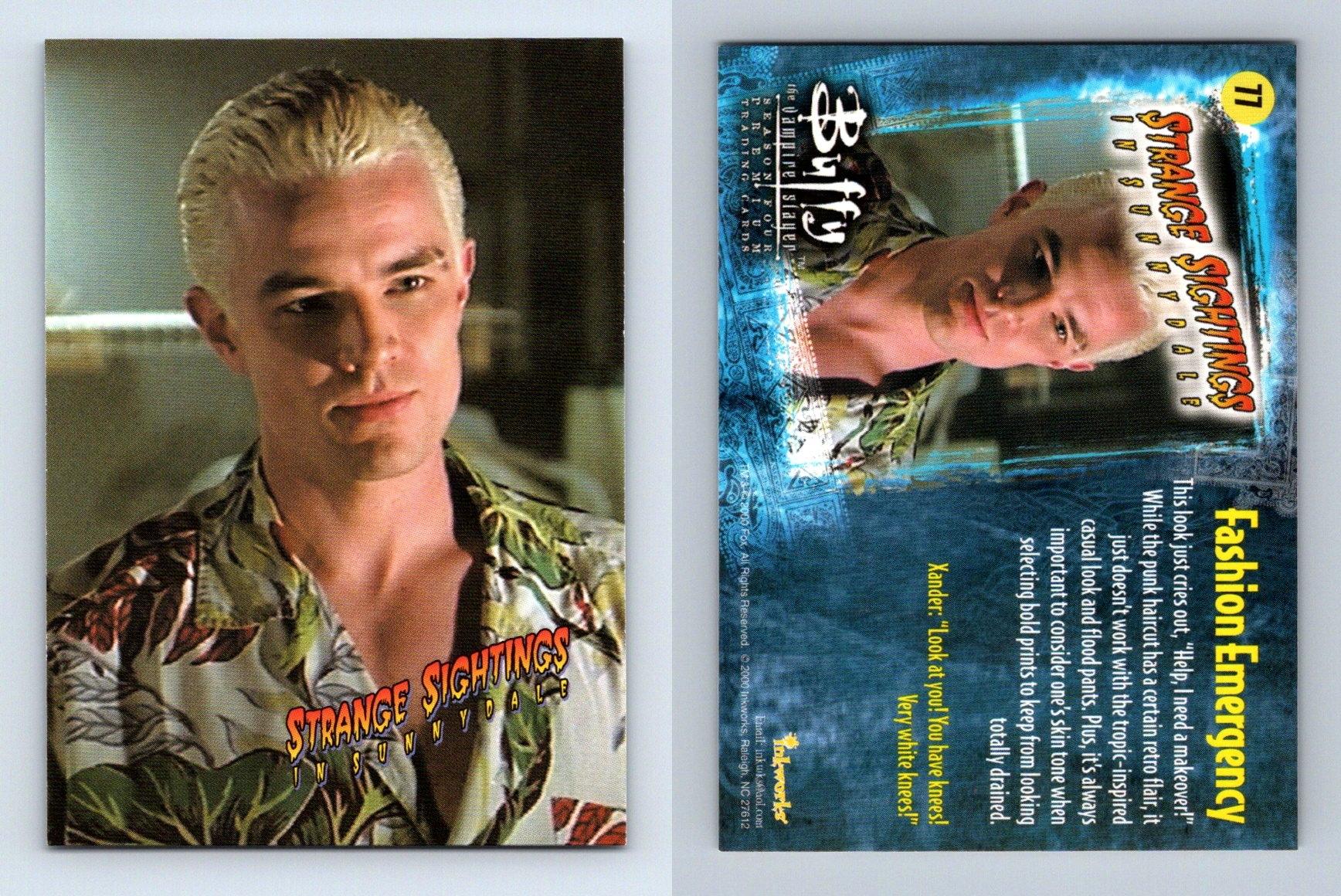 Fashion Emergency 77 Buffy The Vampire Slayer Season 4 Inkworks