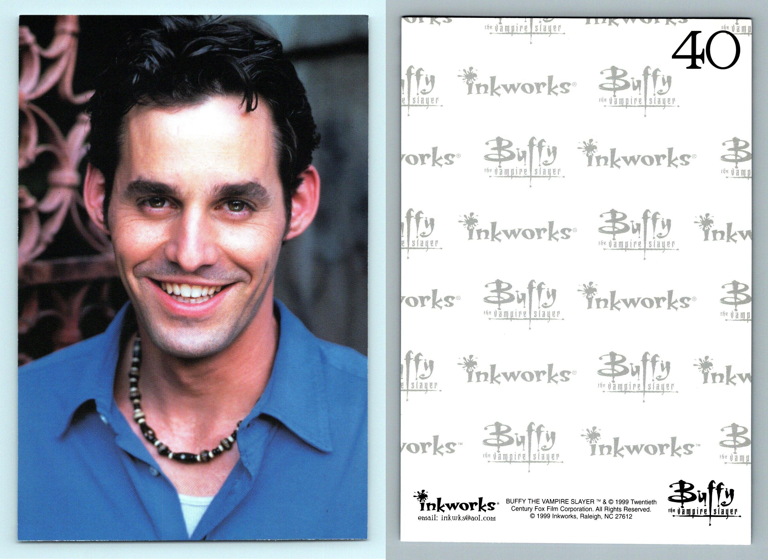 Xander Harris #40 Buffy The Vampire Slayer 1999 Inkworks Photocard