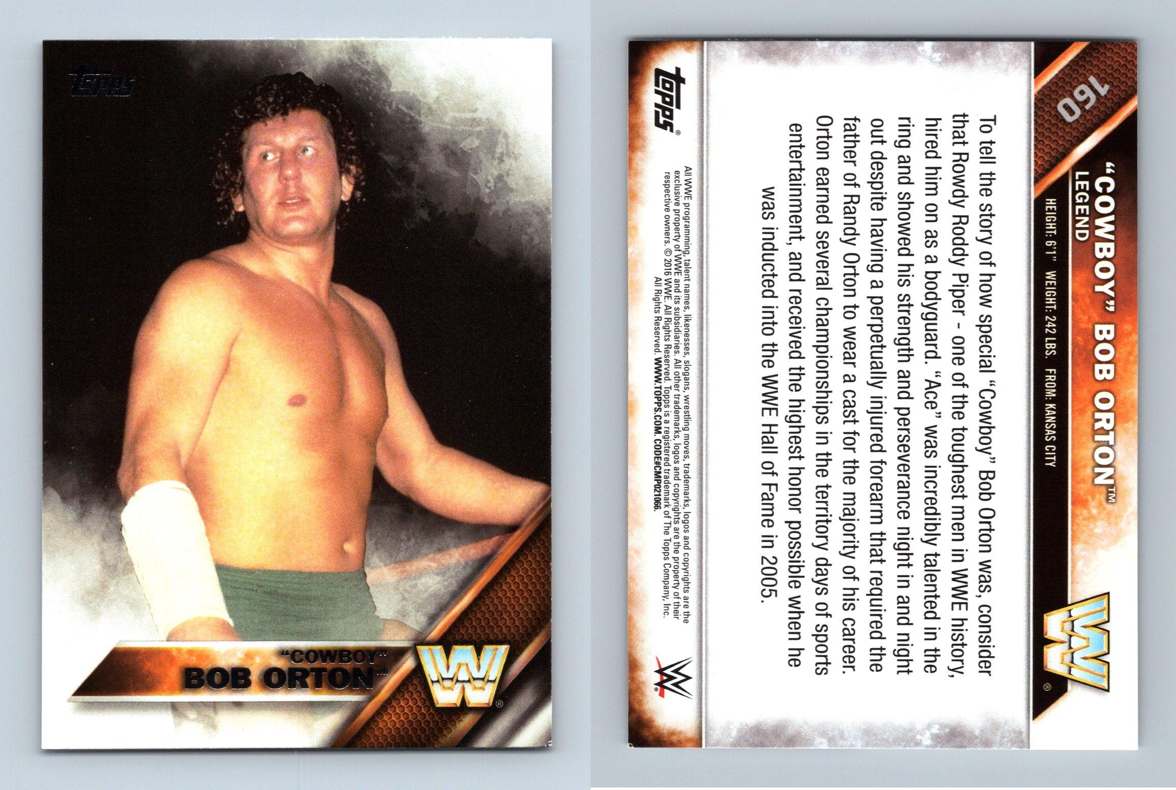 "Cowboy" Bob Orton #160 WWE Then Now Forever 2016 Topps Trading Card