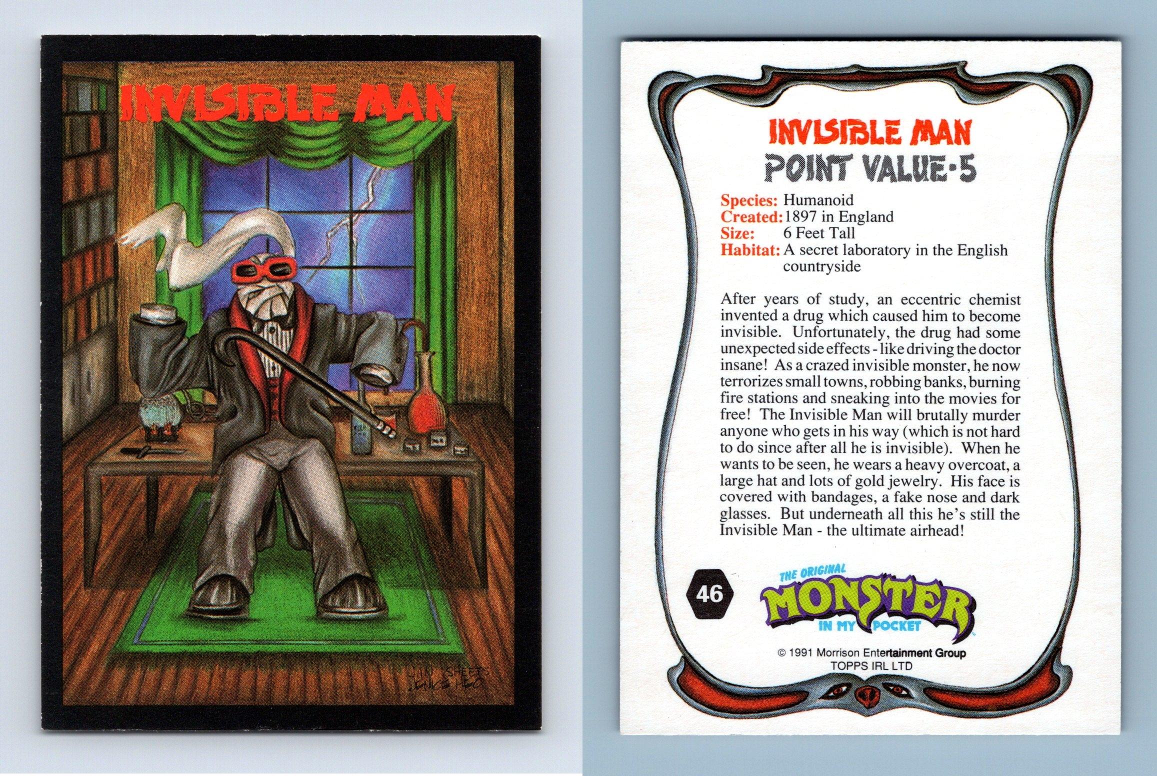 Monster In My Pocket Cards