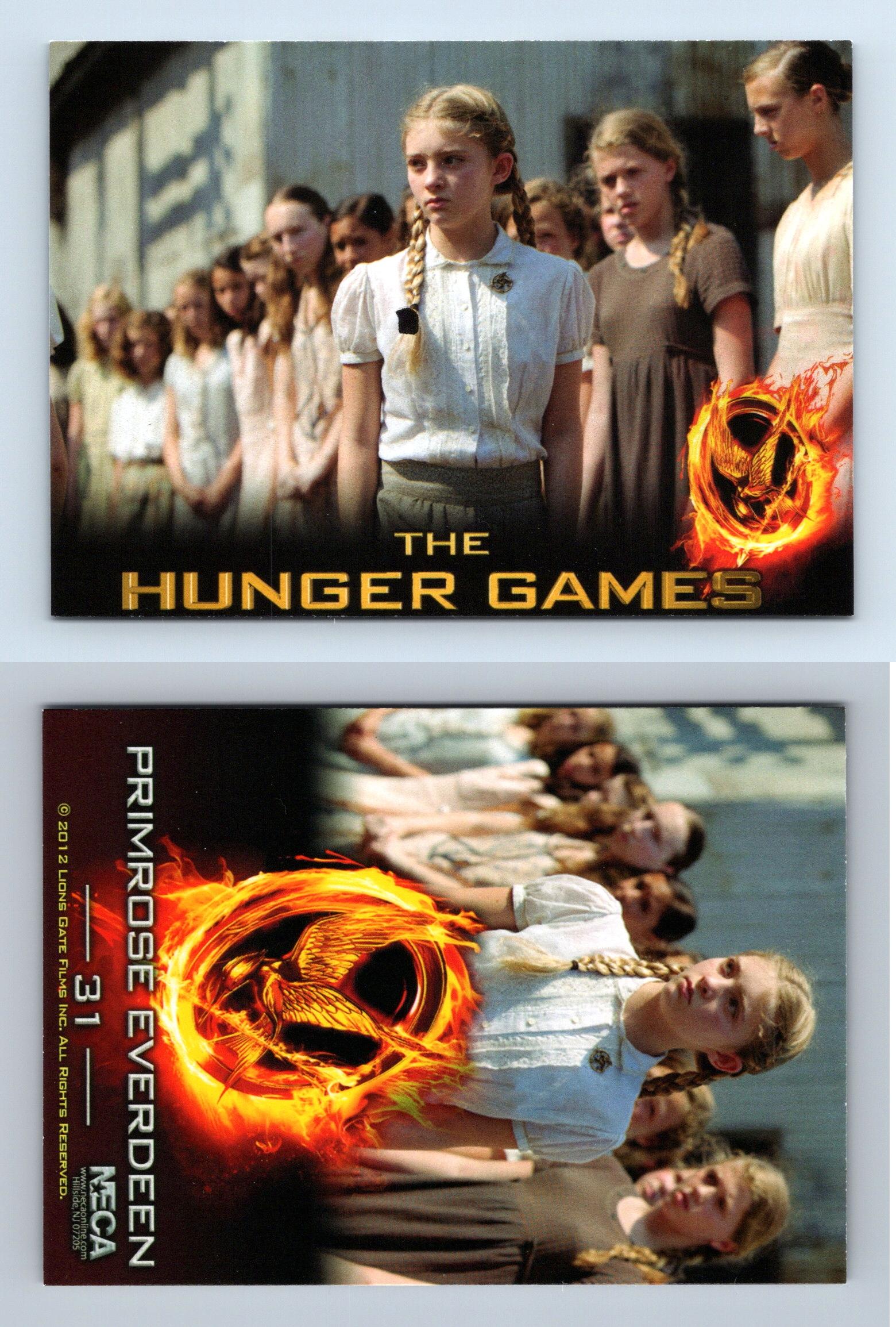 Primrose Everdeen #31 The Hunger Games 2012 NECA Trading Card