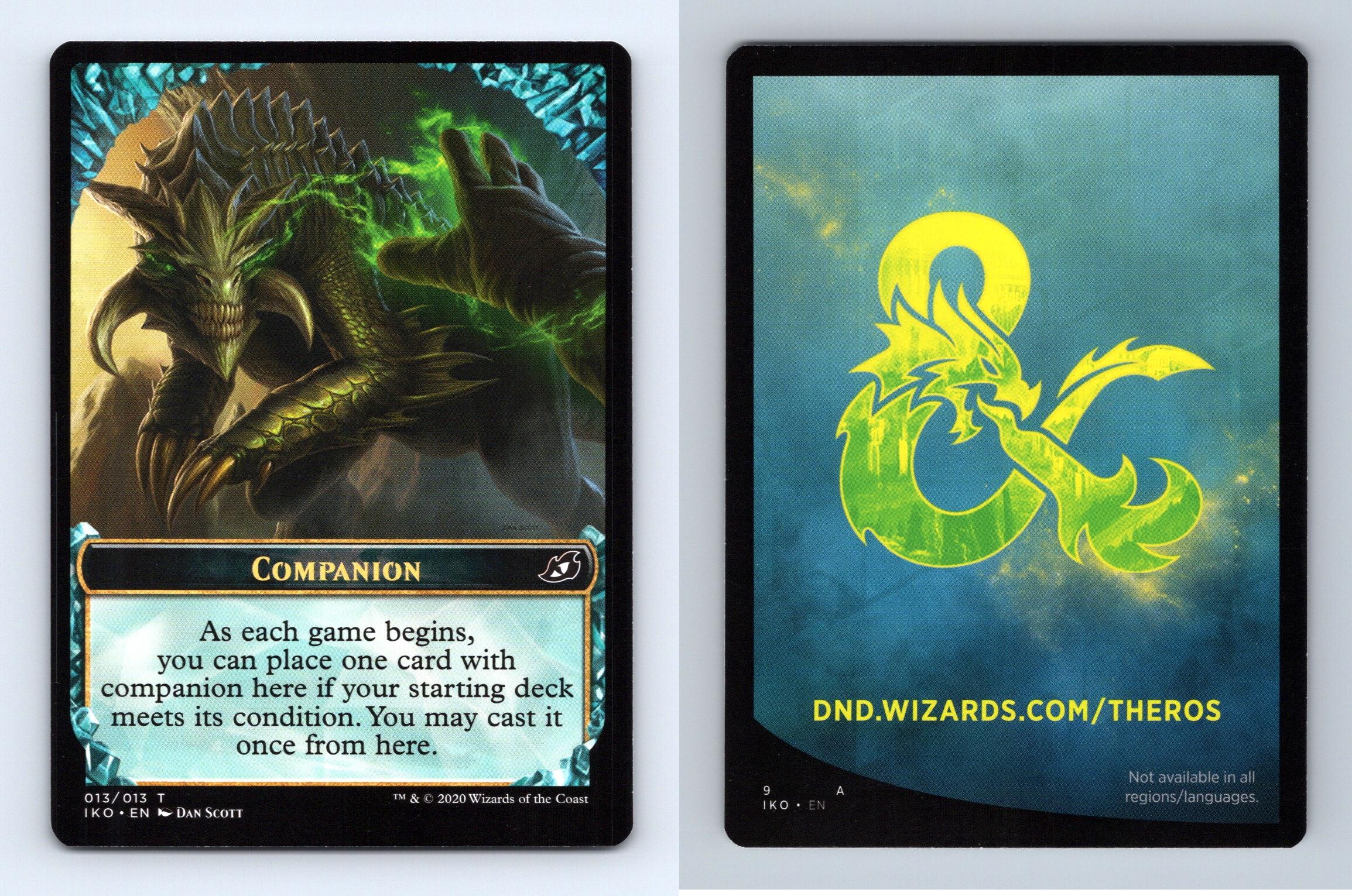 Companion #13/13 MTG Ikoria Lair Of Behemoths 2020 Token TCG Card | eBay.de