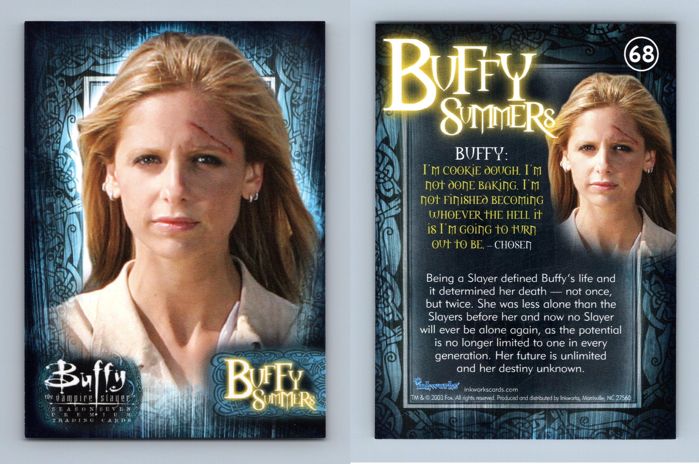 Buffy 68 Buffy The Vampire Slayer Season 7 Inkworks Trading Card