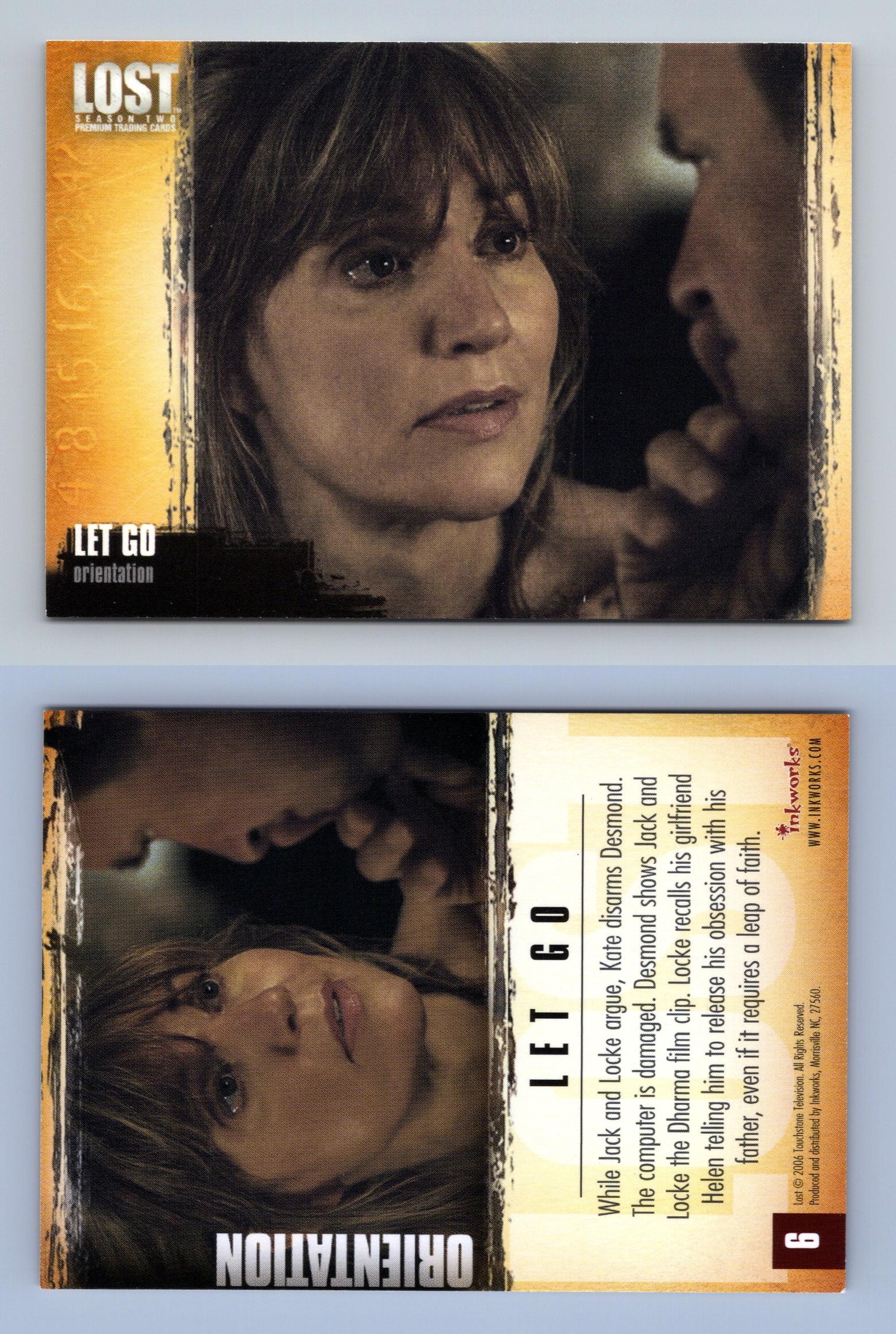 Let Go #6 Lost Season 2 Inkworks 2006 Trading Card