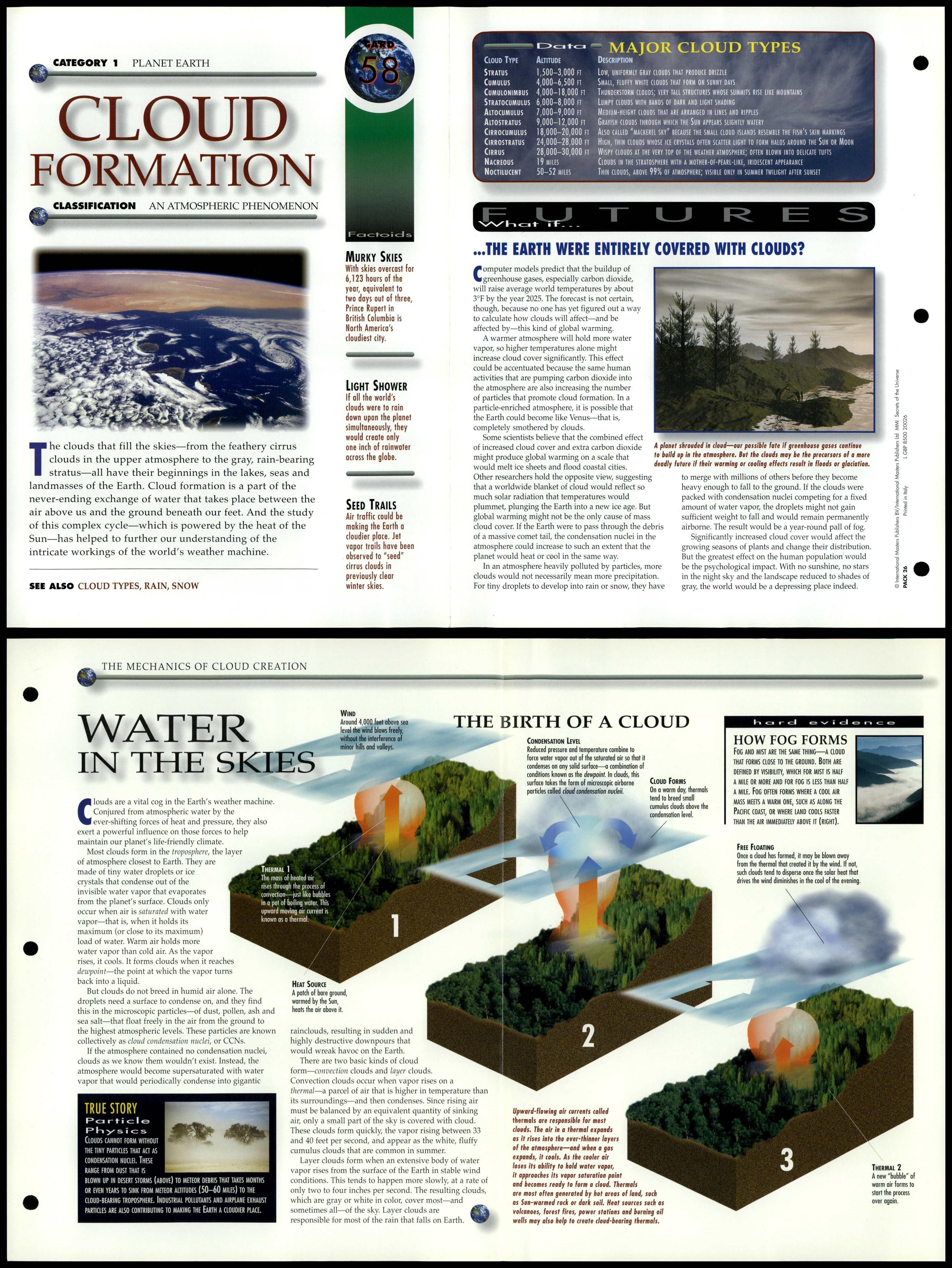 Cloud Formation #58 Planet Earth Secrets Of The Universe Fact File Fold ...