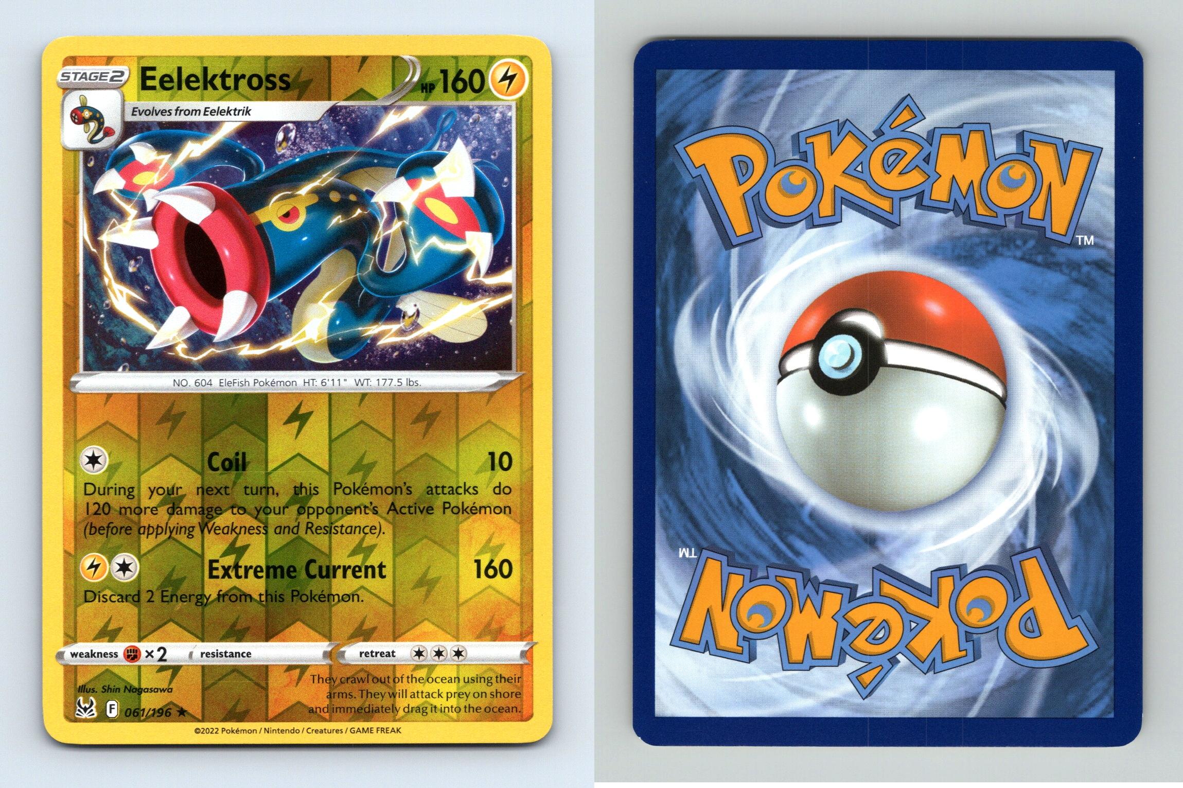 Pokemon Eelektross Card