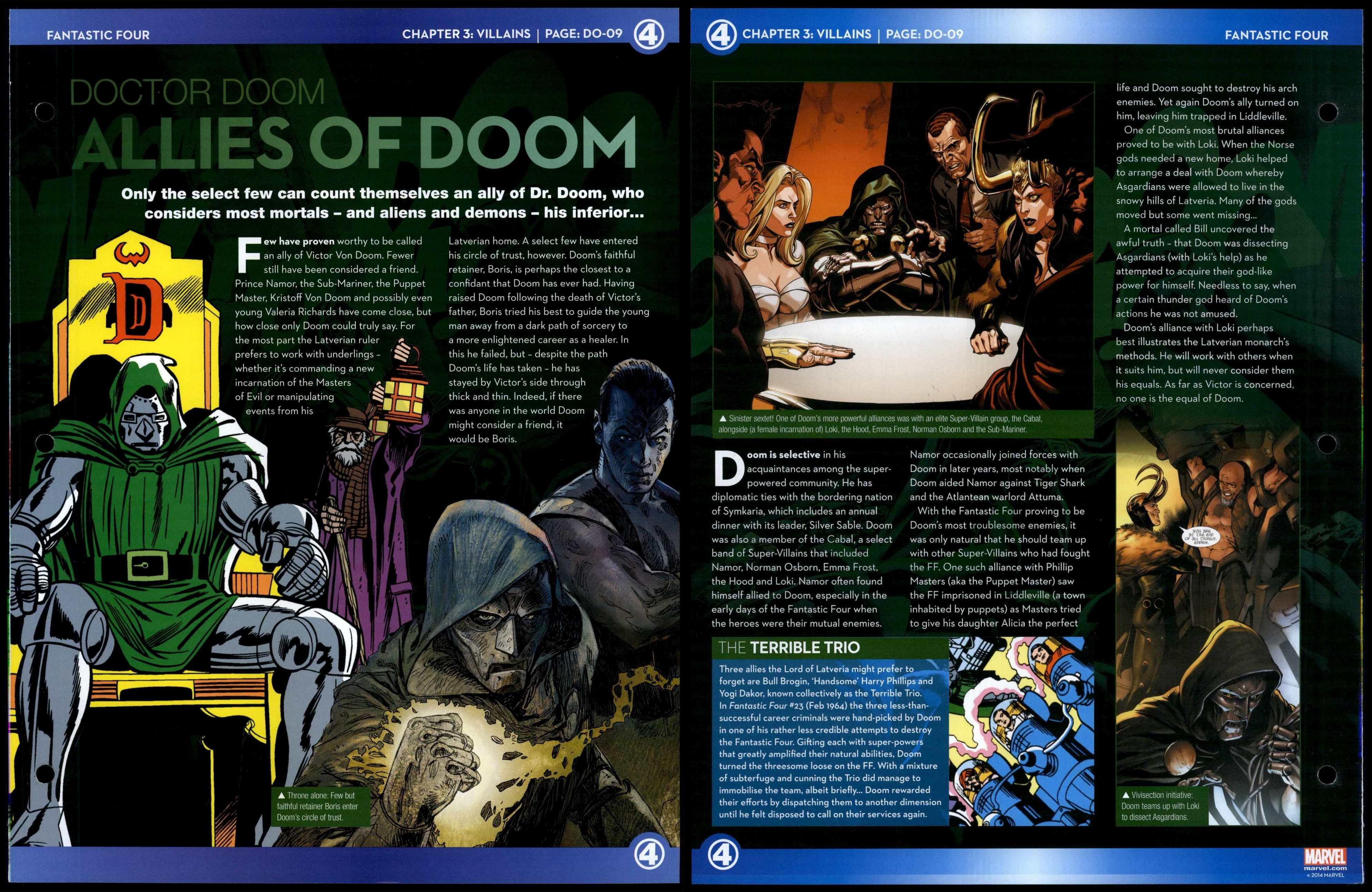 Allies Of Doom - Doctor Doom #DO-09 Villains - Fantastic Four Marvel ...