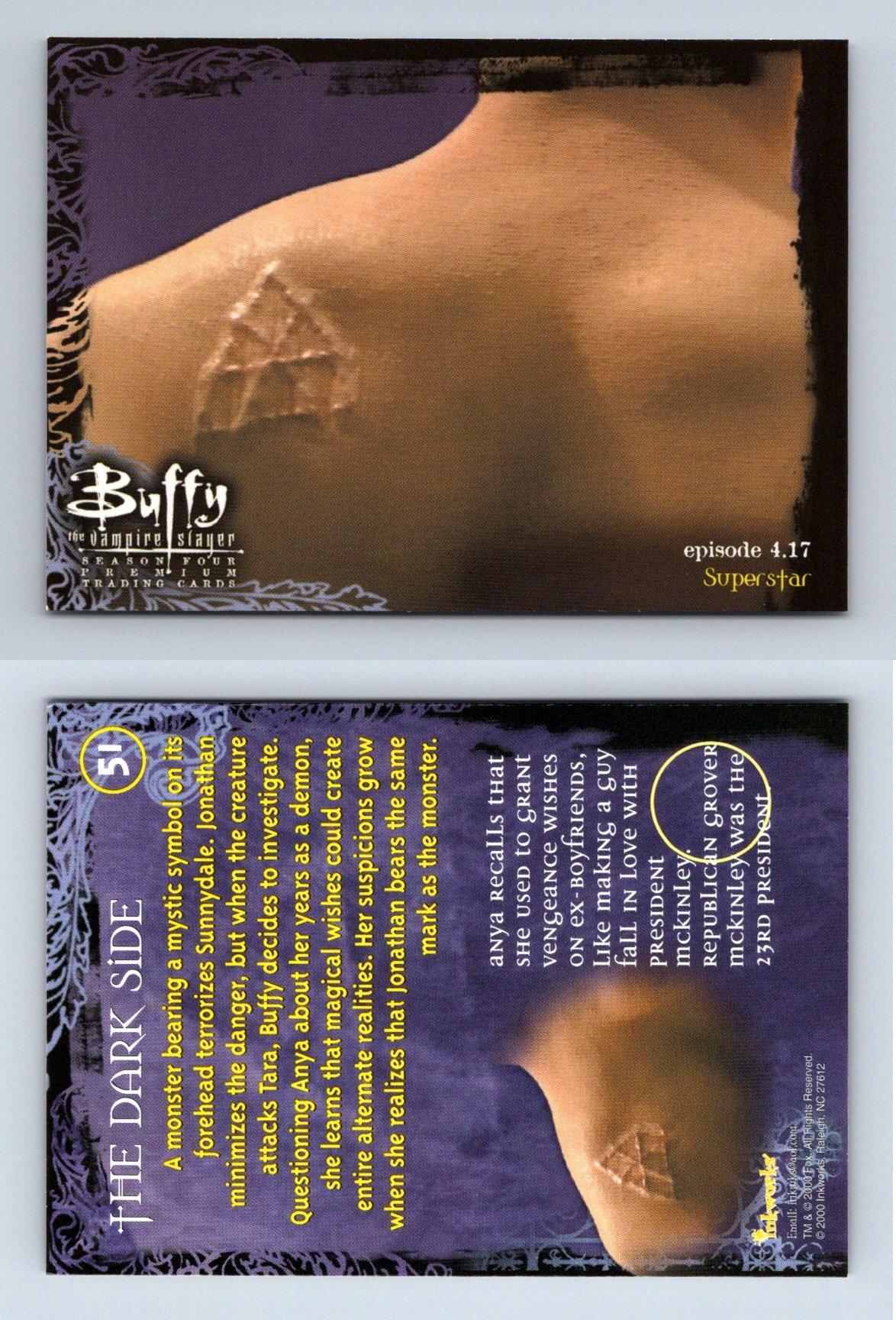 The Dark Side 51 Buffy The Vampire Slayer Season 4 Inkworks Trading Card