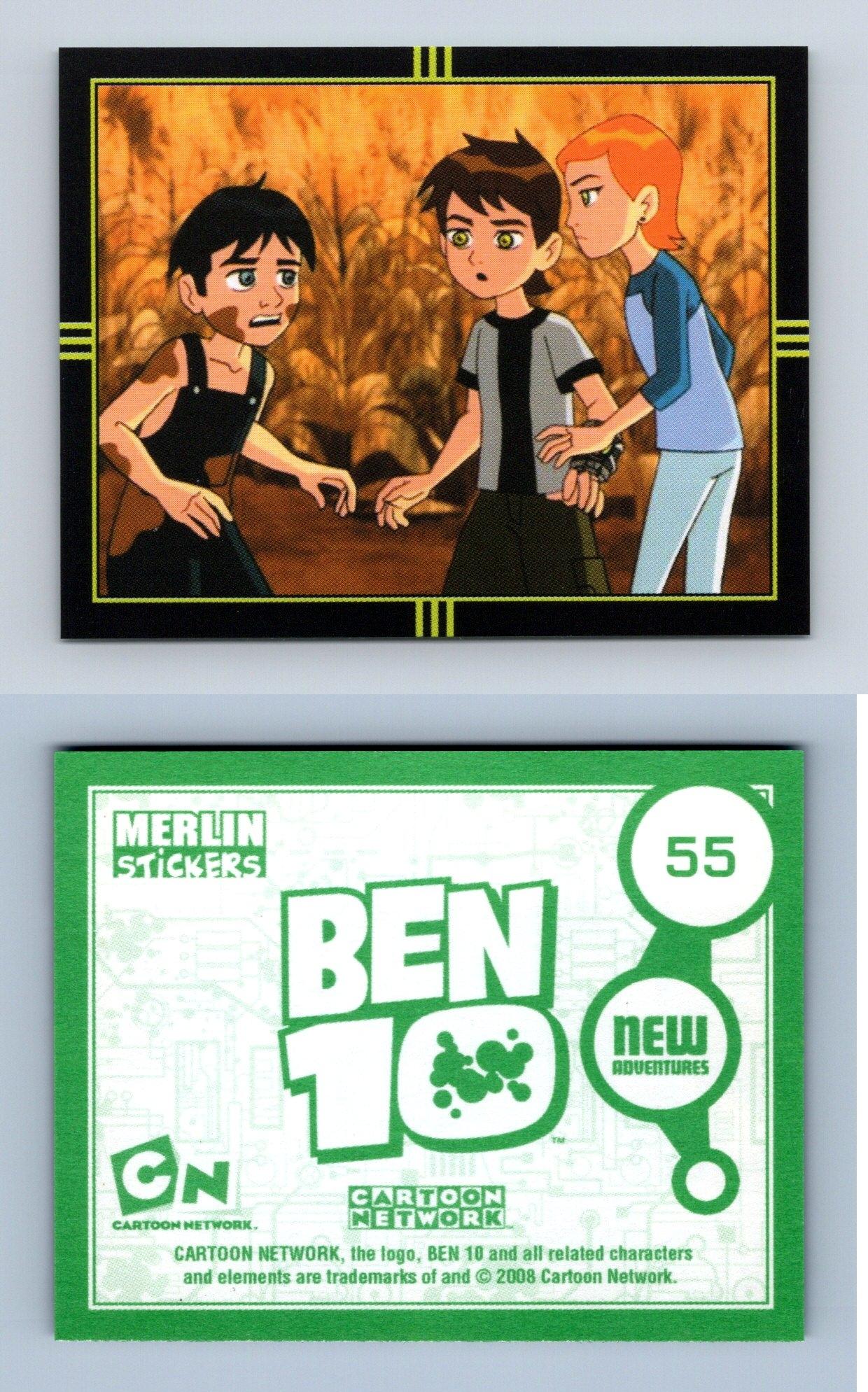 Ben 10 #55 New Adventures 2008 Merlin Sticker