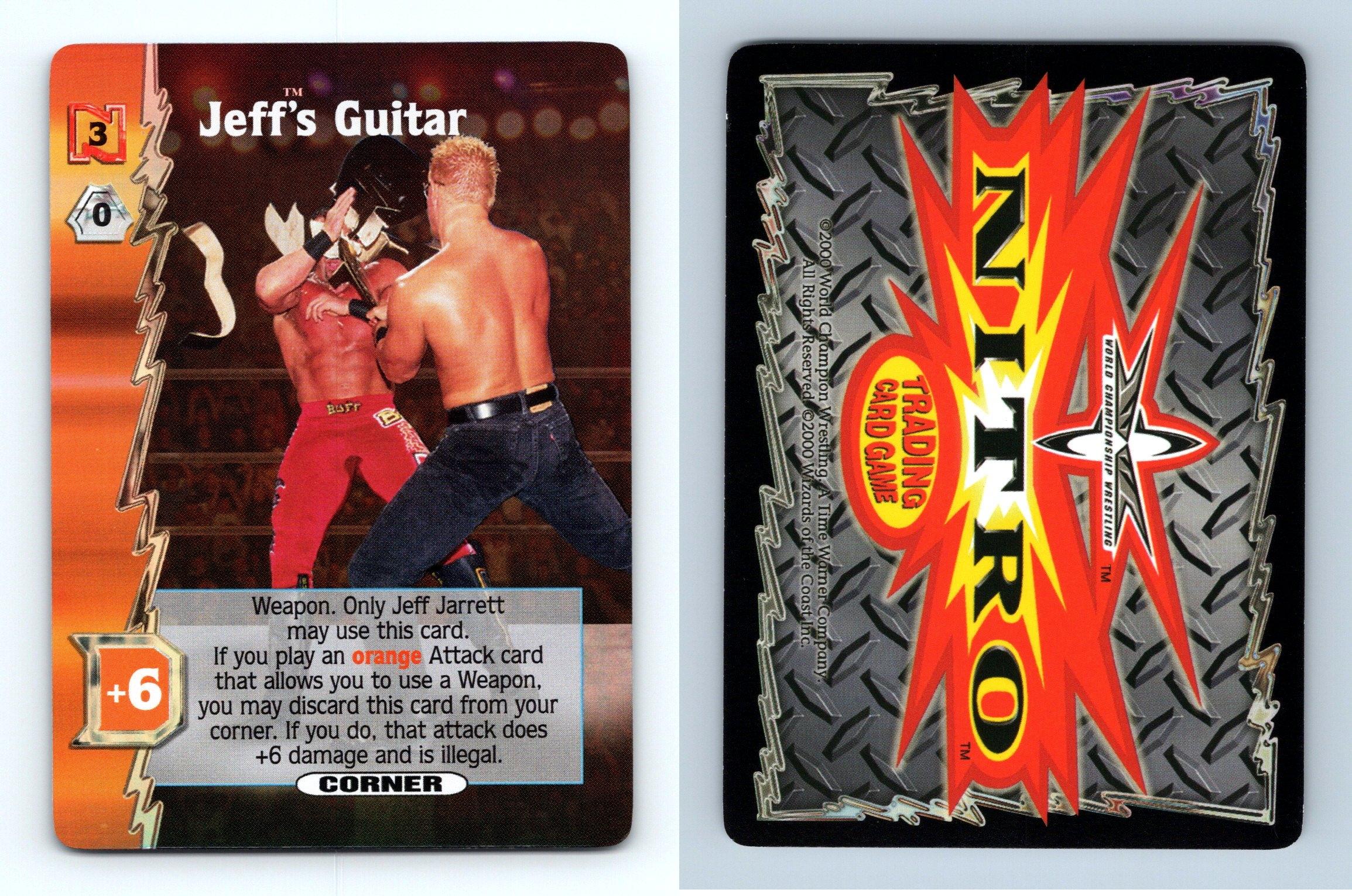 Jeff's Guitar - WCW Nitro 2000 Rare TCG Card