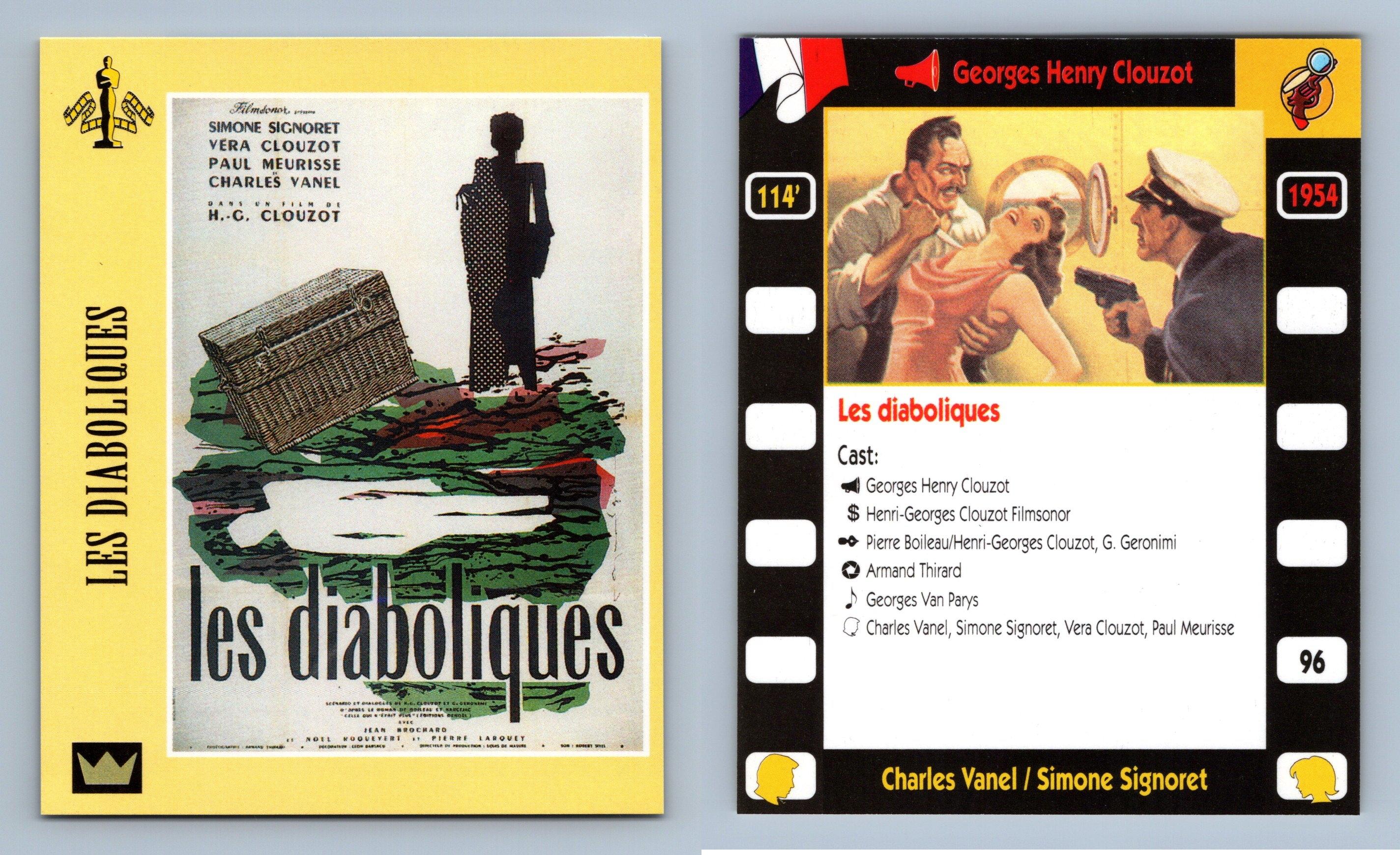 Les Diaboliques #96 Supercinema Due Emme Pub. Maxi Card