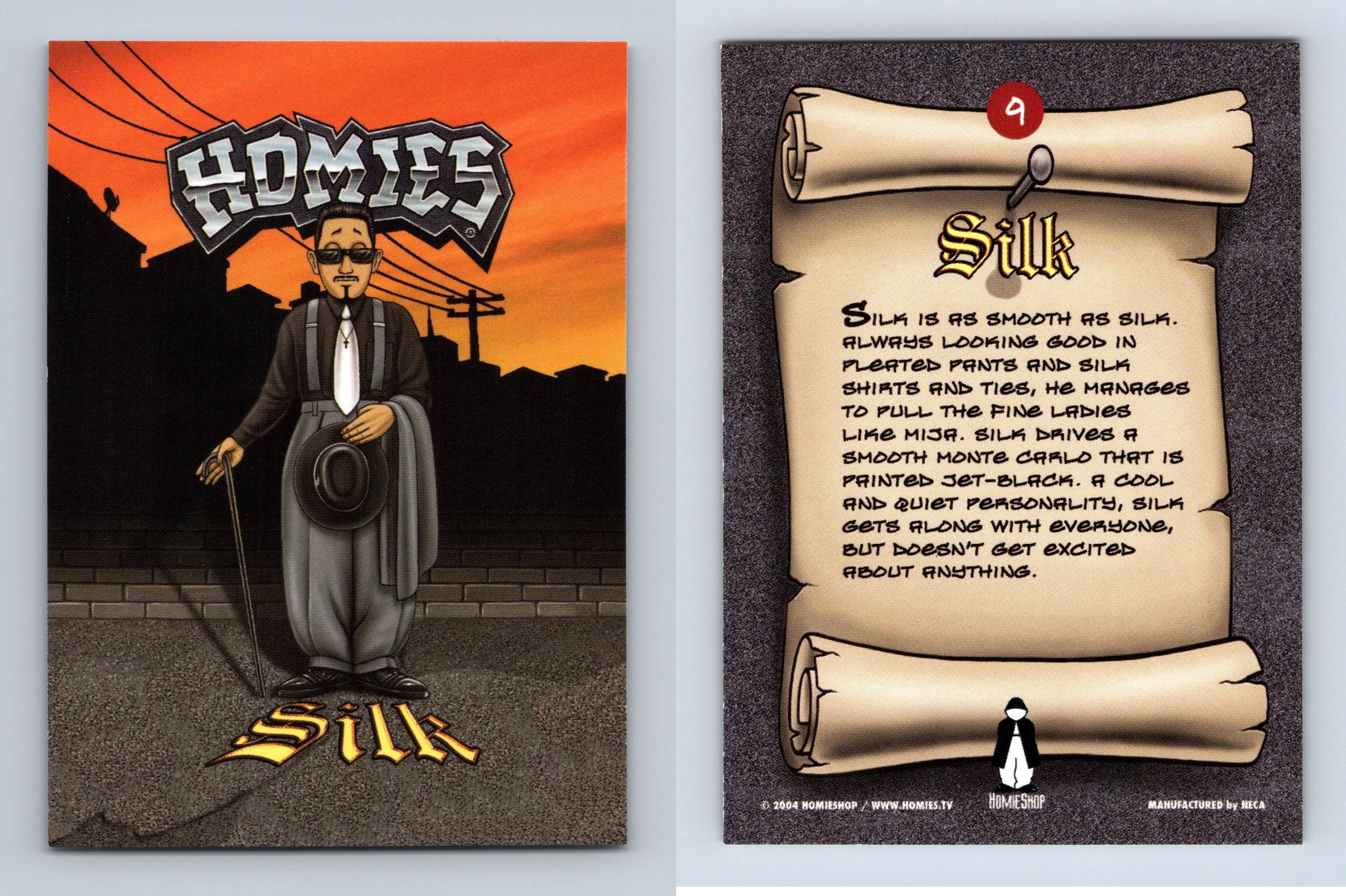 Silk #9 Homies 2004 NECA Trading Card
