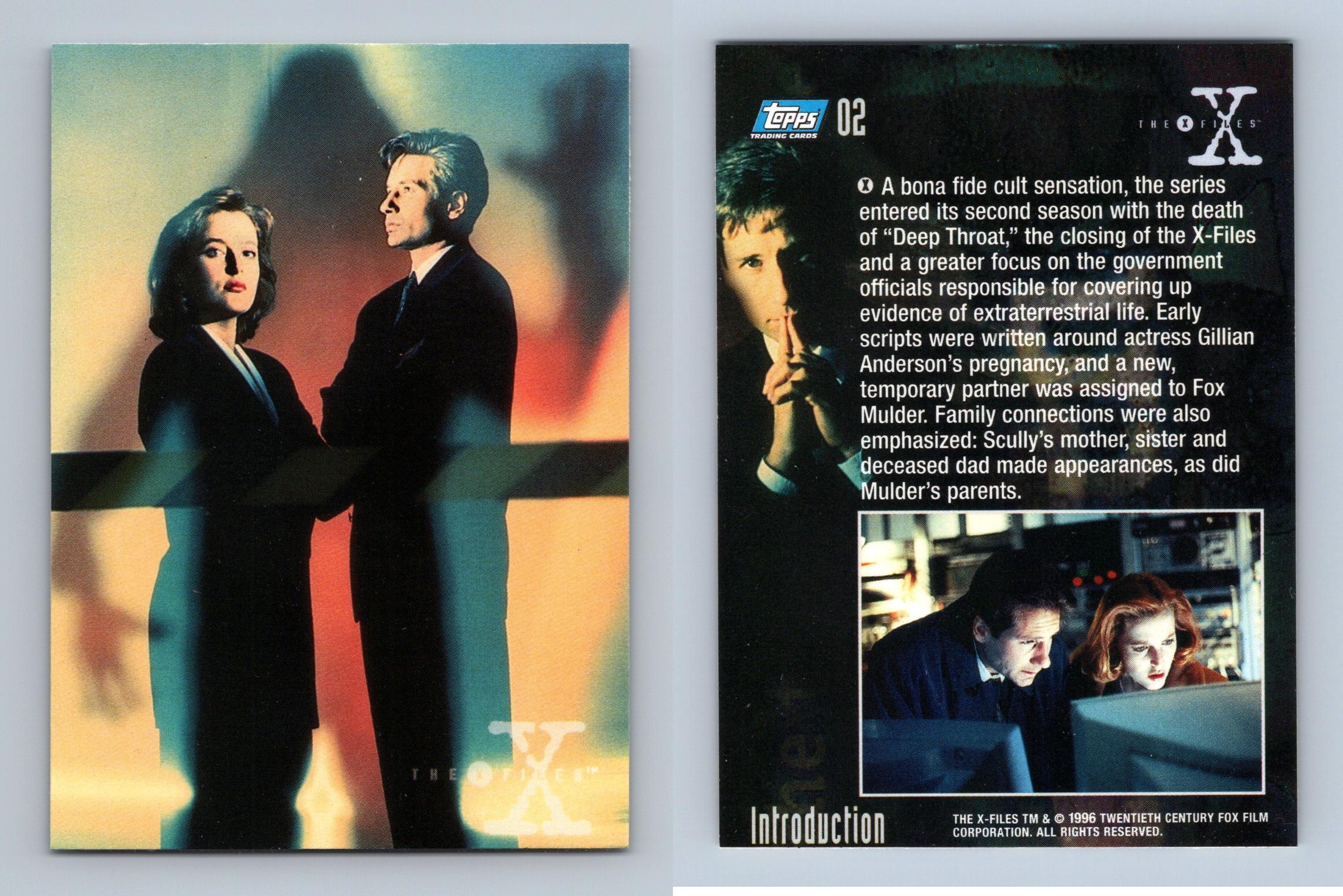 Introduction #2 The X-Files Season 2 Topps 1996 Trading Card | eBay