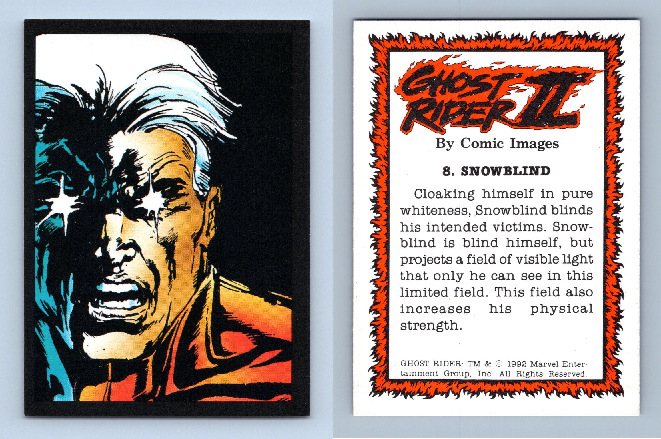 Snowblind #8 Ghost Rider II Comic Images 1992 Trading Card