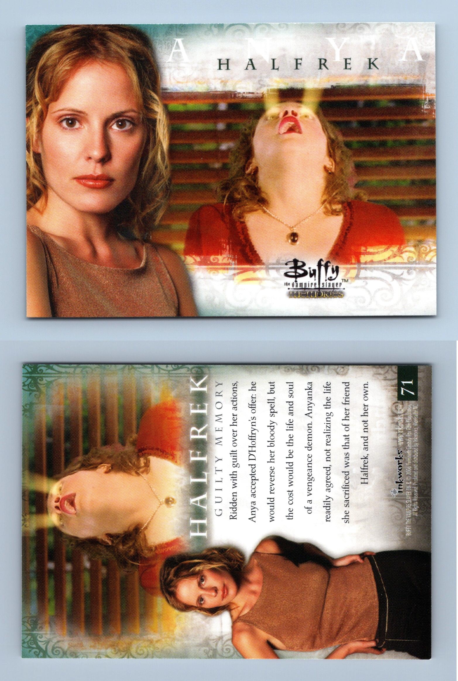 Halfrek 71 Buffy The Vampire Slayer Memories 2006 Inkworks Trading Card