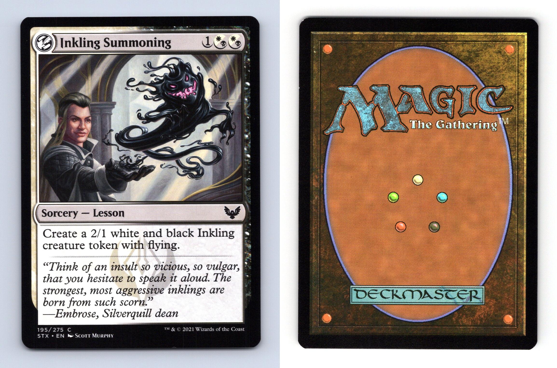 Inkling Summoning #195/275 MTG Strixhaven Common 2021 TCG Card