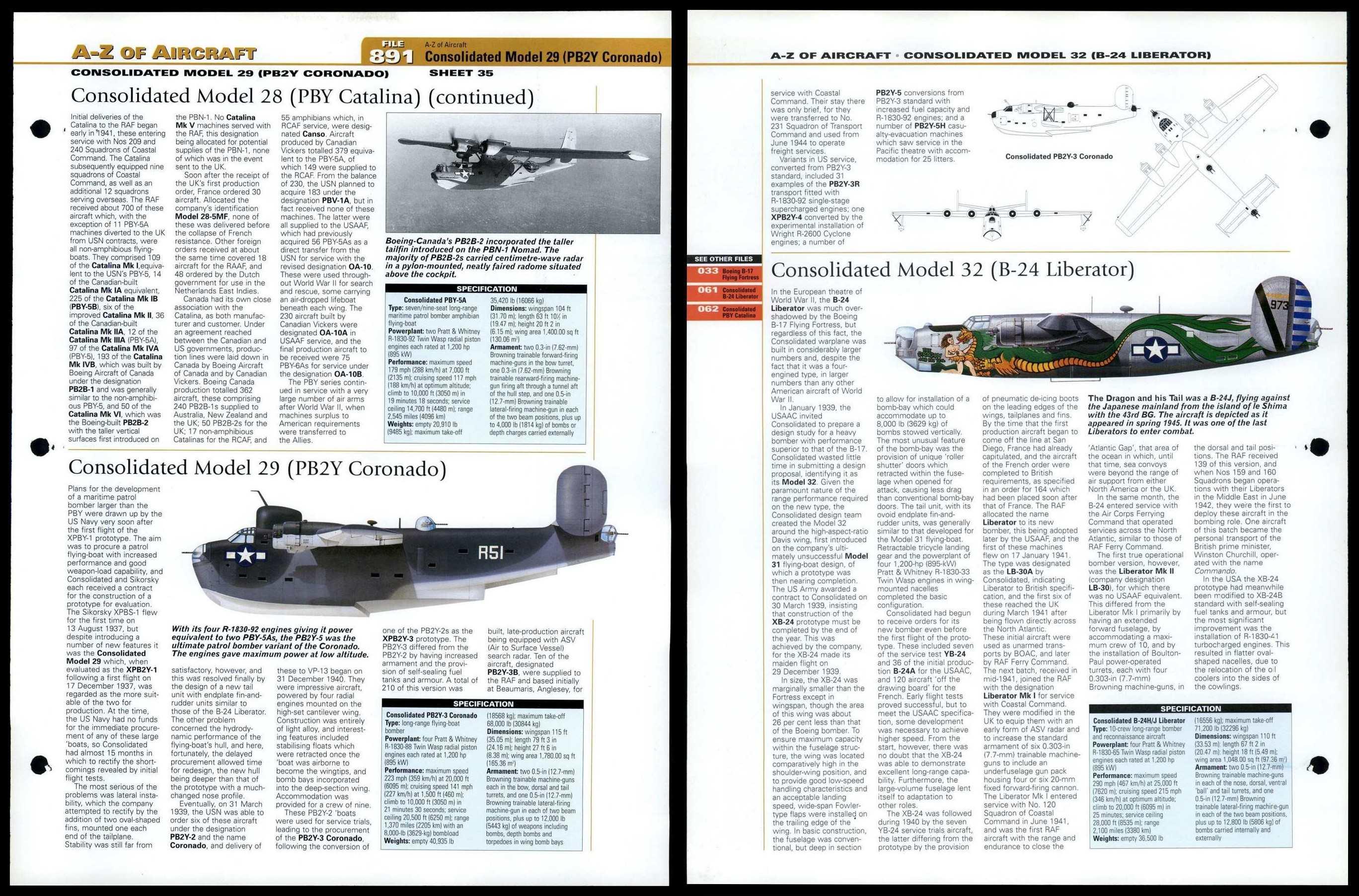 Consilidated Model 28 - Model 32 - A-Z #891 World Aircraft Information Page