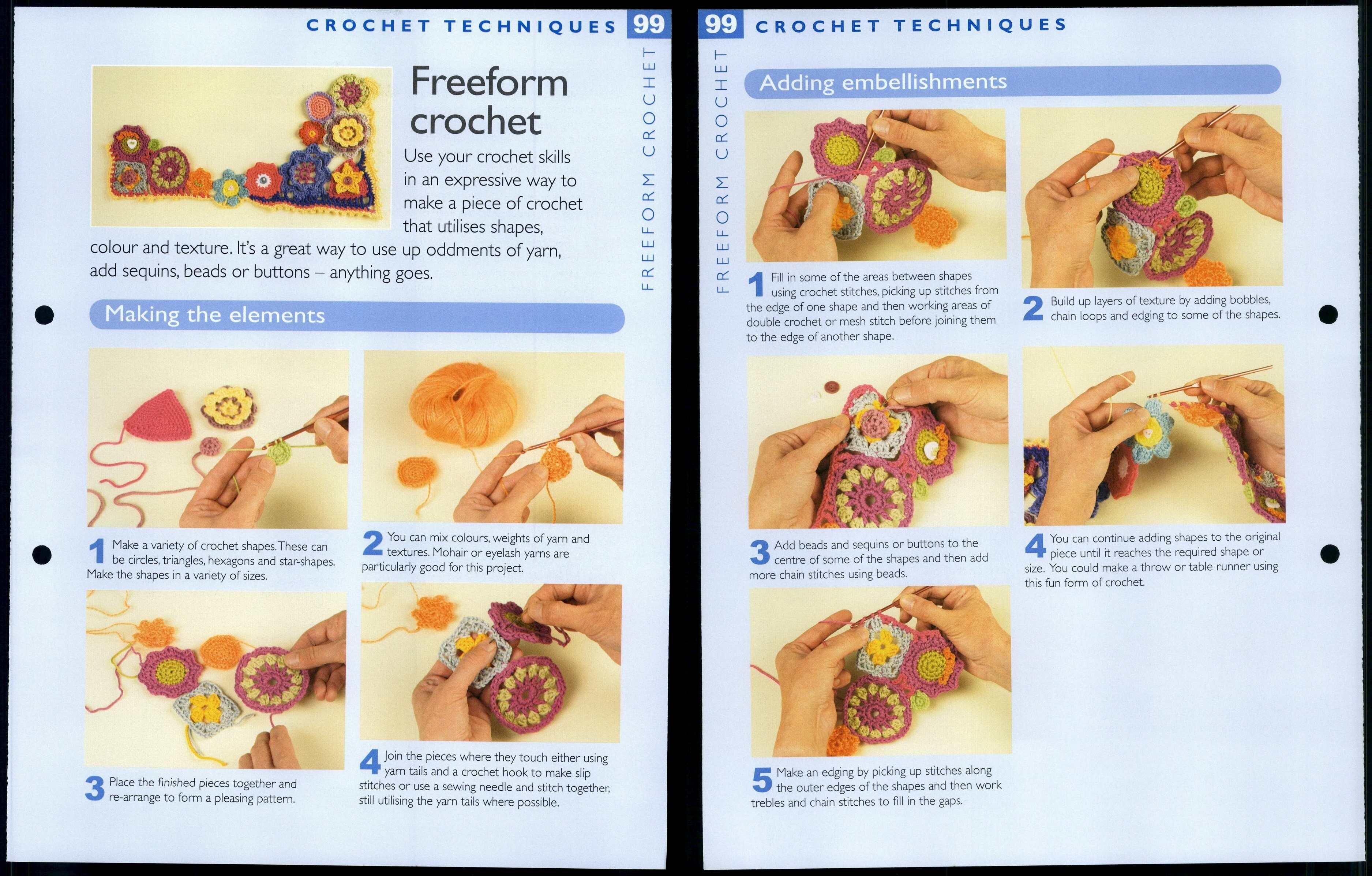 Freeform Crochet #99 Techniques - The Art Of Crochet Pattern