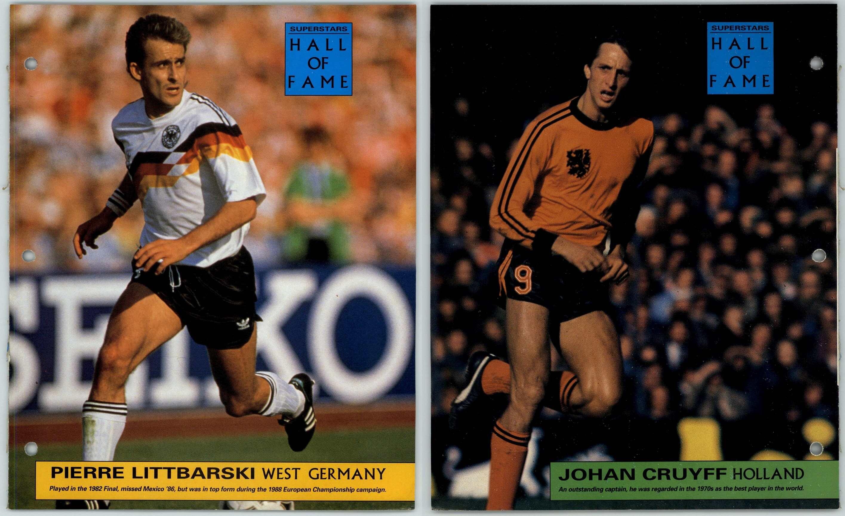 Pierre Littbarski / Johan Cruyff - Hall Of Fame - Orbis Football ...
