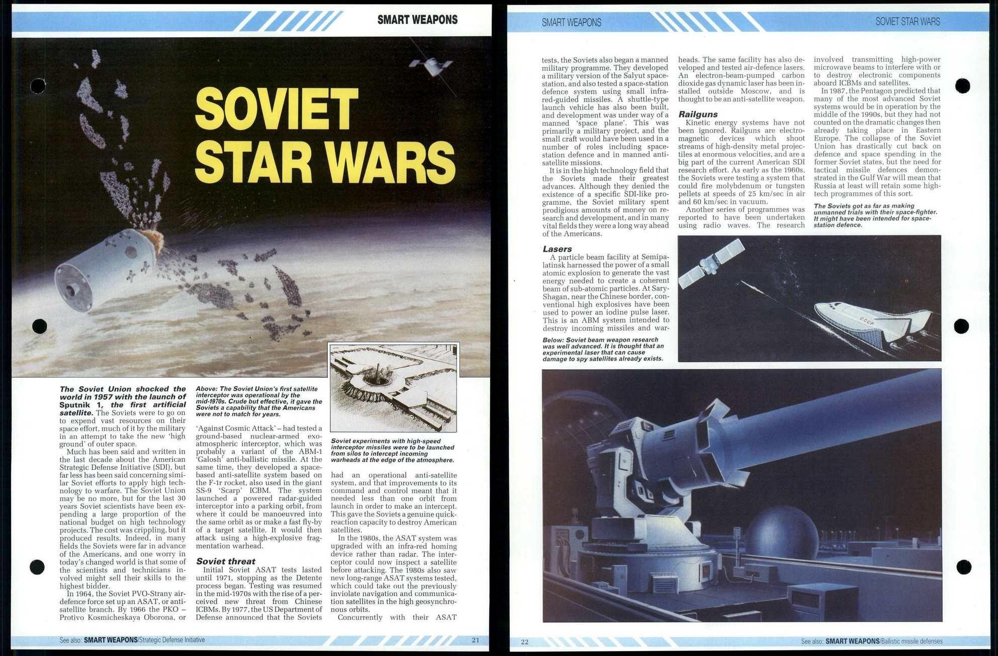 Soviet Star Wars - Smart Weapons - In Combat Fact File Page