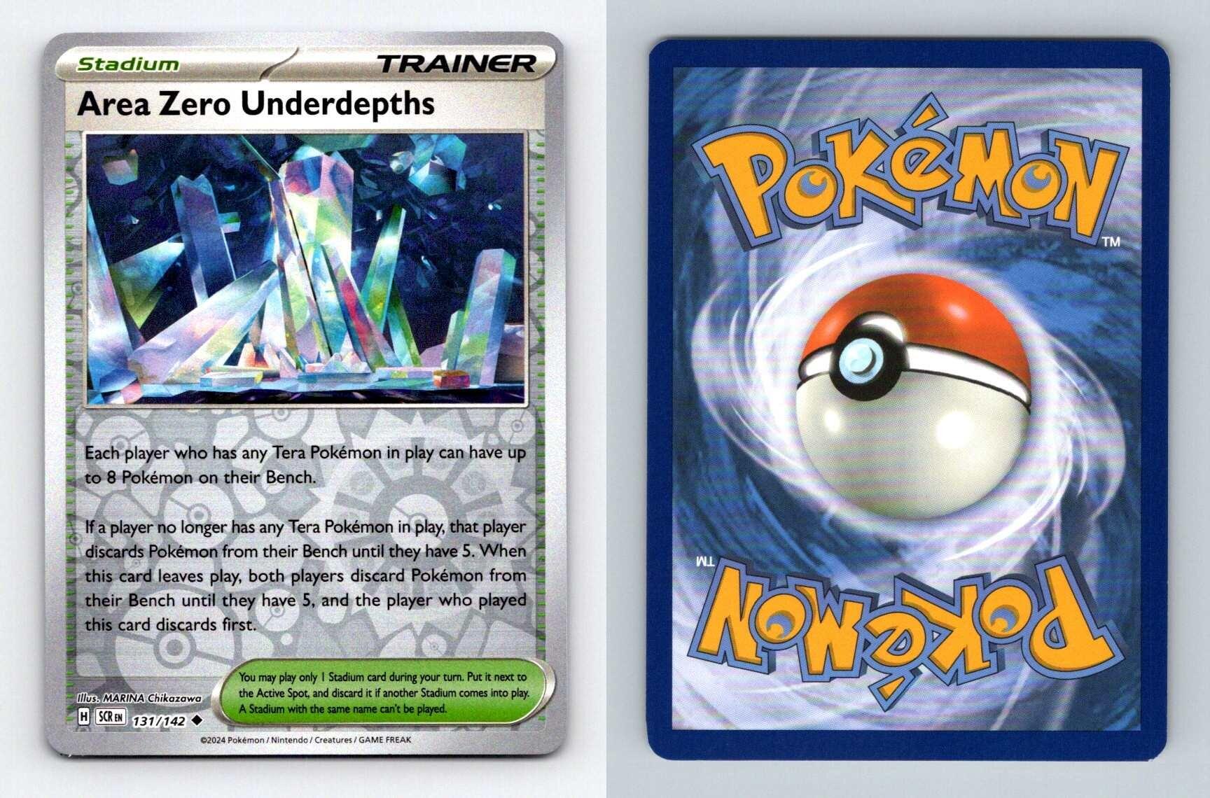 Area Zero Underdepths #131/142 SV Stellar Crown 2024 Reverse Holo ...