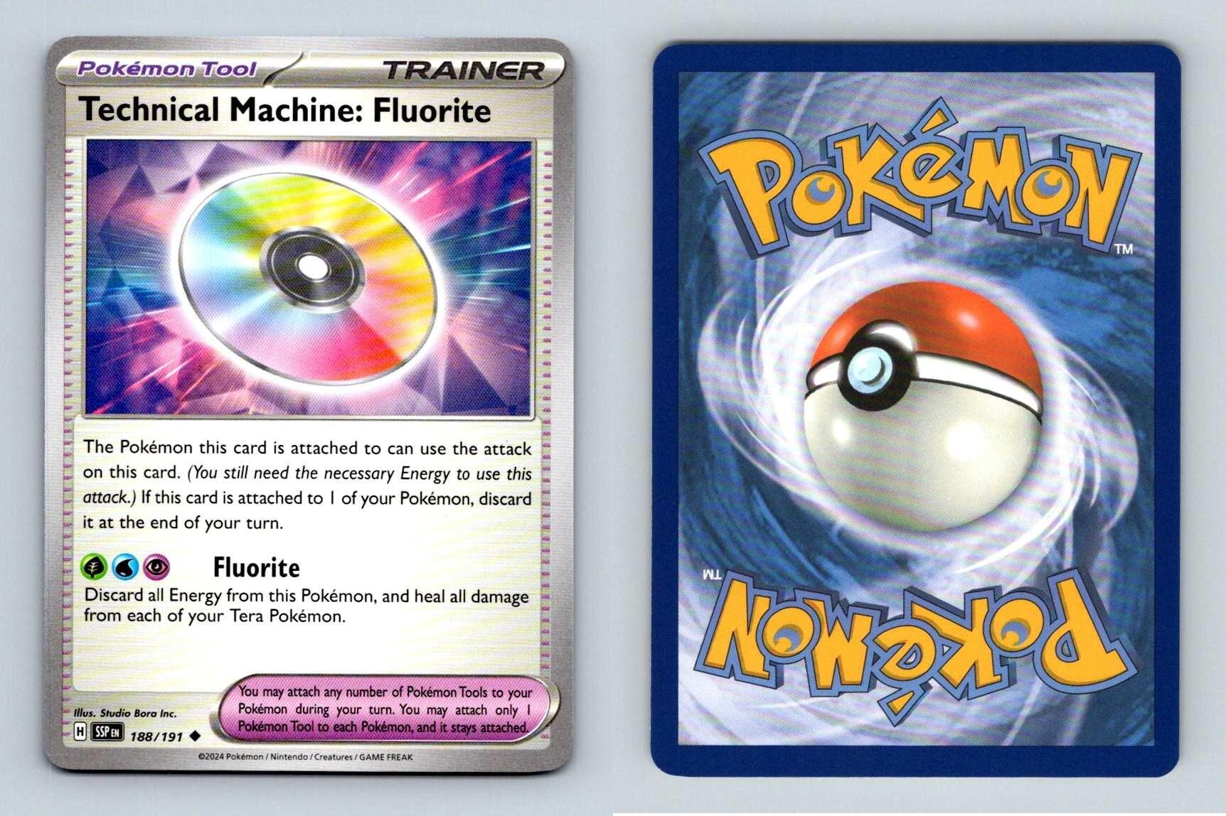 Technical Machine: Fluorute #188/191 SV Surging Sparks 2024 Uncommon ...