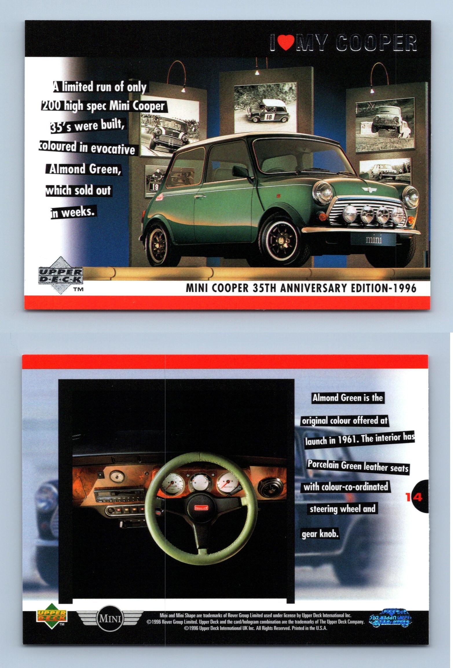 Mini Cooper 35th Anniversary Ed. 1996 #14 The Mini Collection 1996 ...