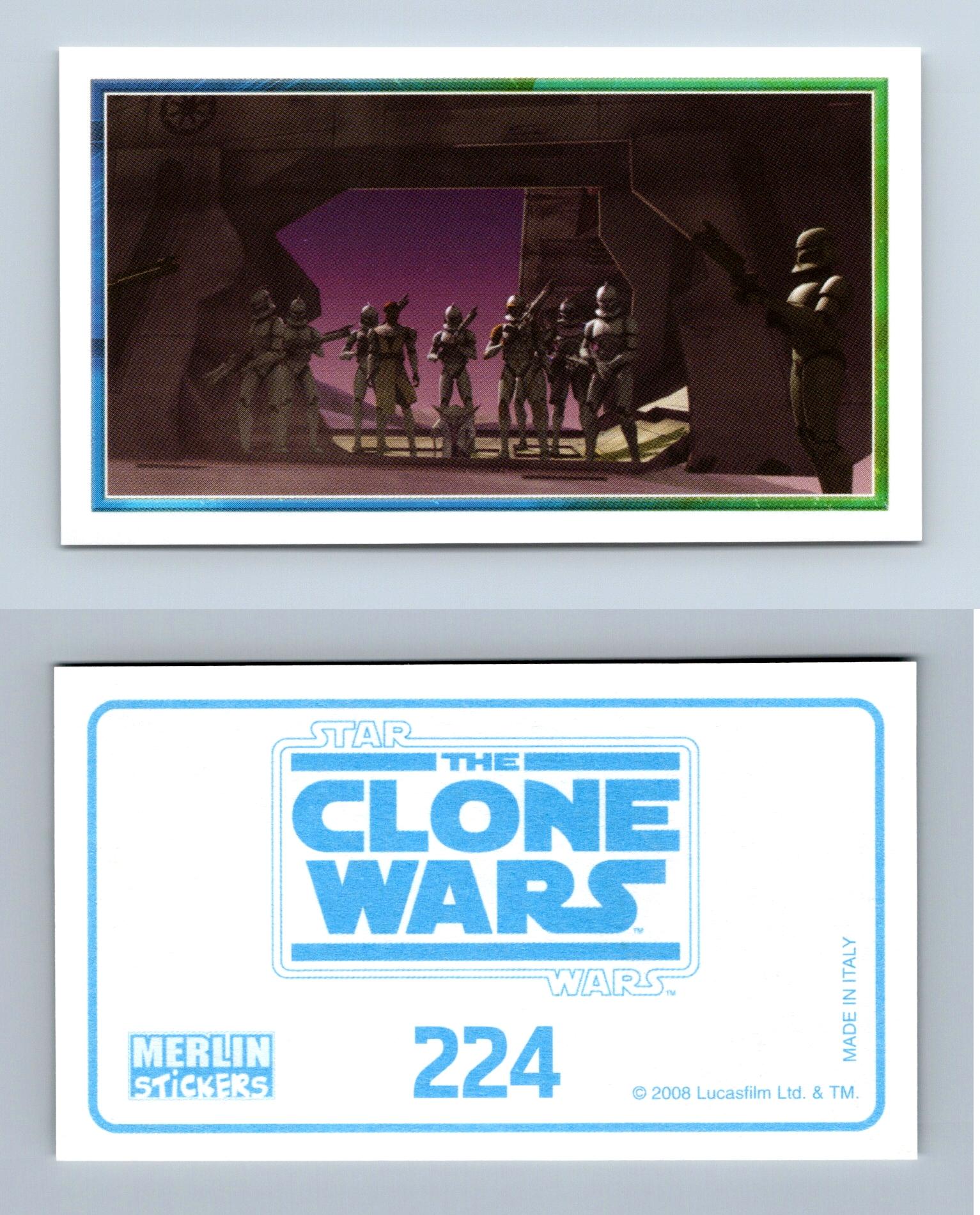 Star Wars The Clone Wars #224 Merlin 2008 Sticker