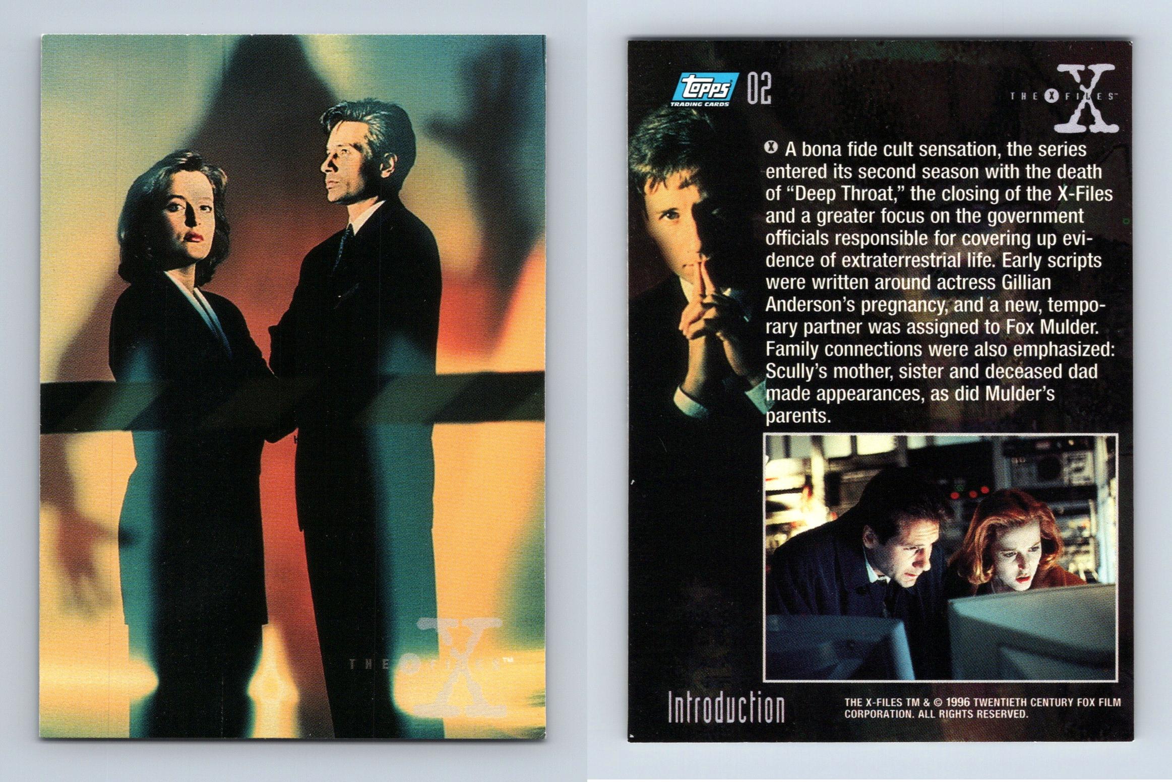 Introduction #2 The X-Files Season 2 Topps 1996 Trading Card | eBay
