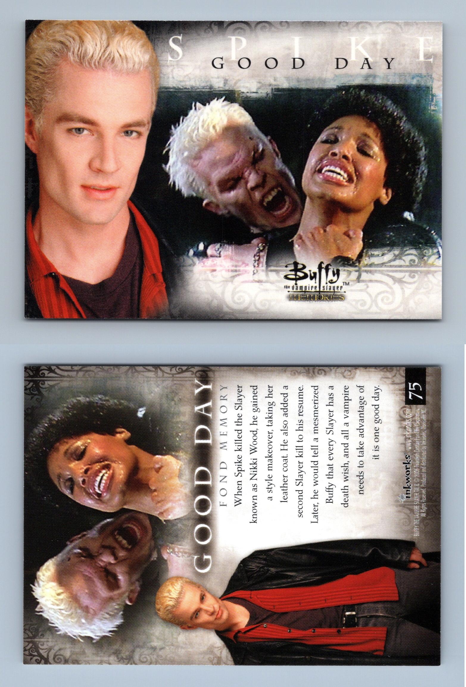 Good Day 75 Buffy The Vampire Slayer Memories 2006 Inkworks Trading Card