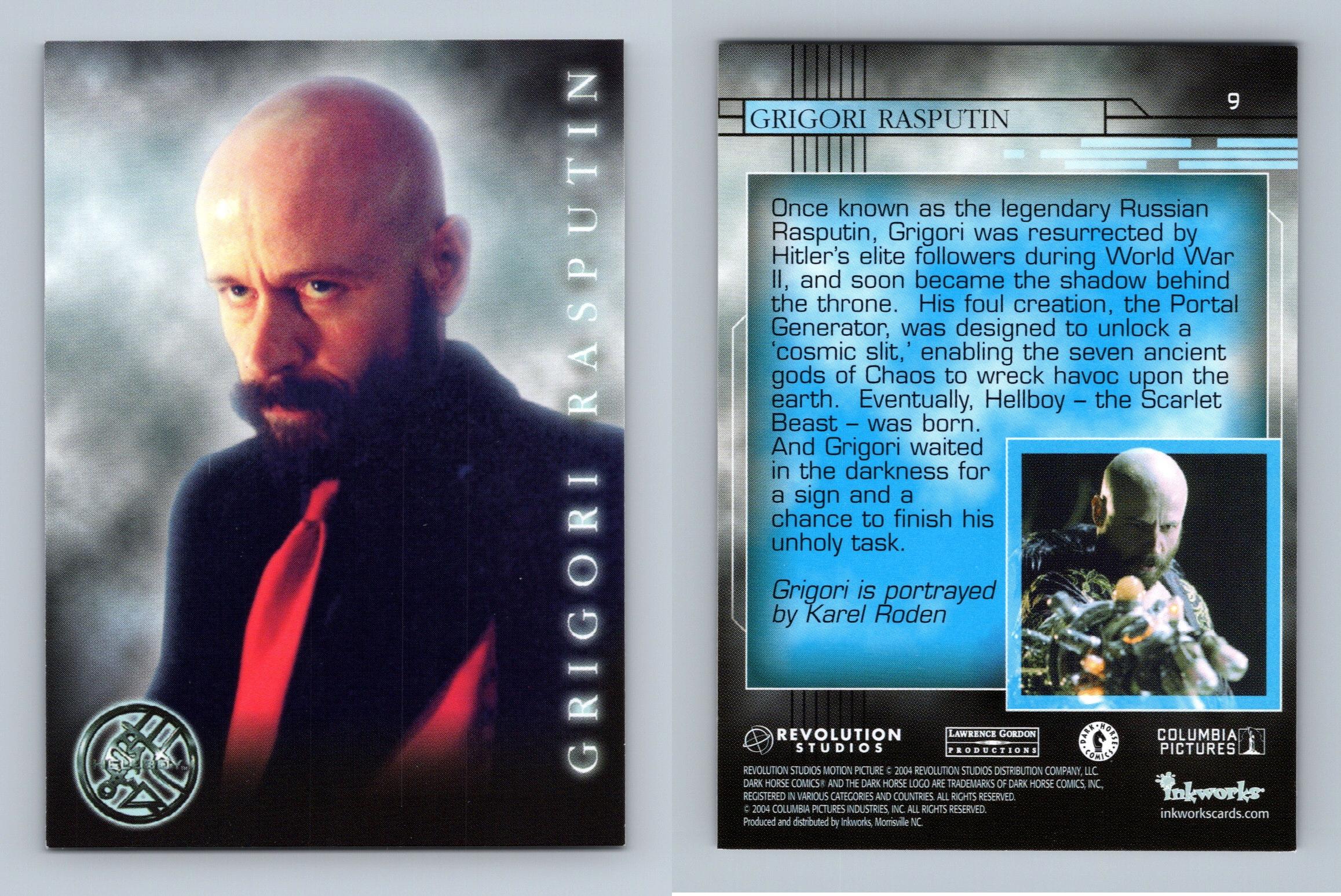 Grigori Rasputin #9 Hellboy 2004 Inkworks Trading Card