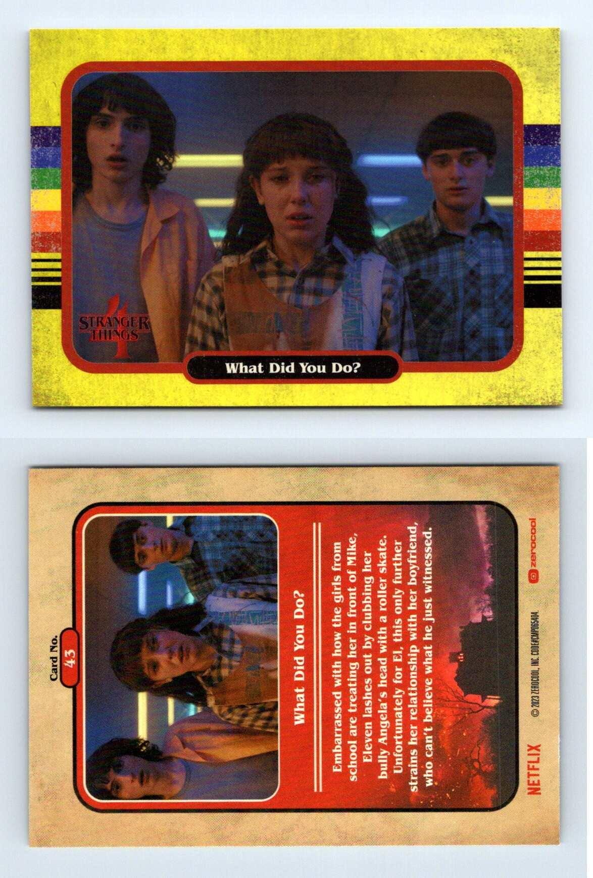 What Did You Do? #43 Stranger Things 4 Zerocool 2023 Yellow Parallel ...