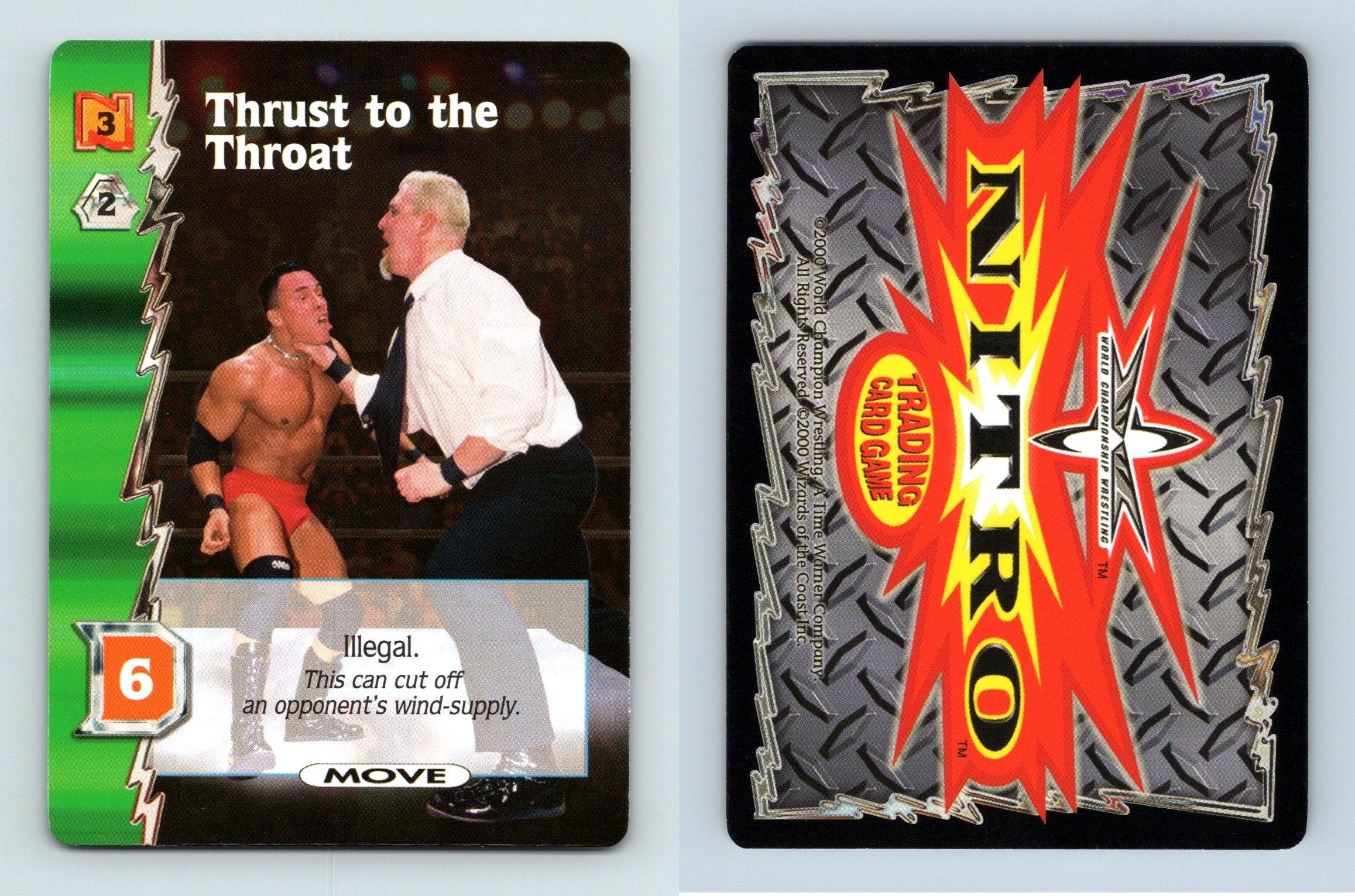 Thrust To The Throat - WCW Nitro 2000 Common TCG Card