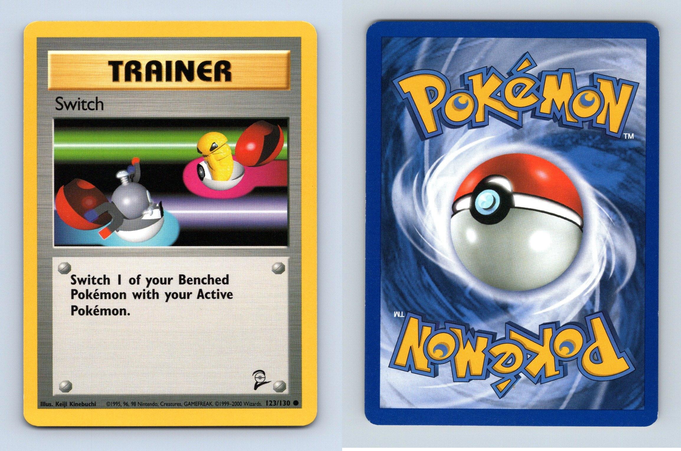 Switch Pokemon Card Switch Pokemon Card