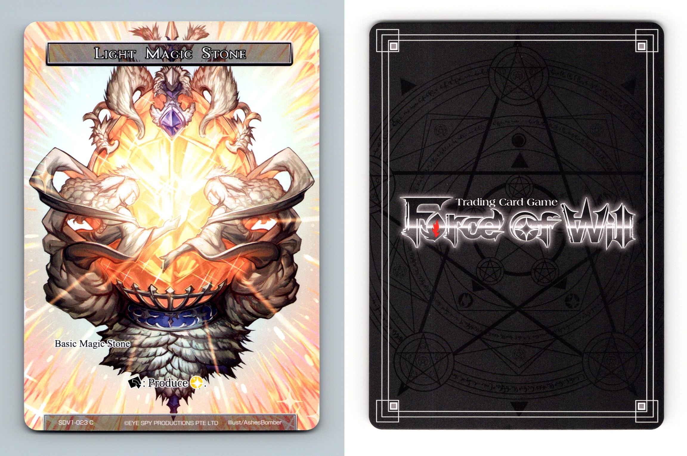 Light Magic Stone #SDV1-023 Starter Deck New Valhalla Common TCG Card