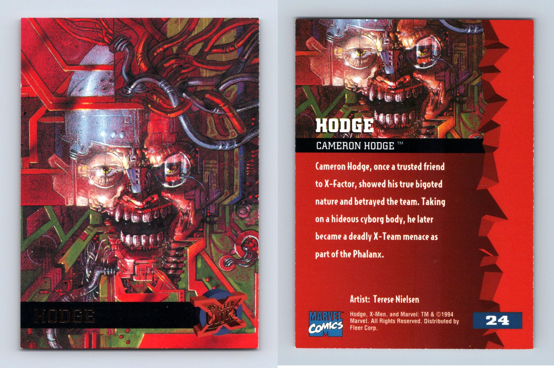 Hodge #24 X-Men 1995 Fleer Ultra Trading Card | eBay