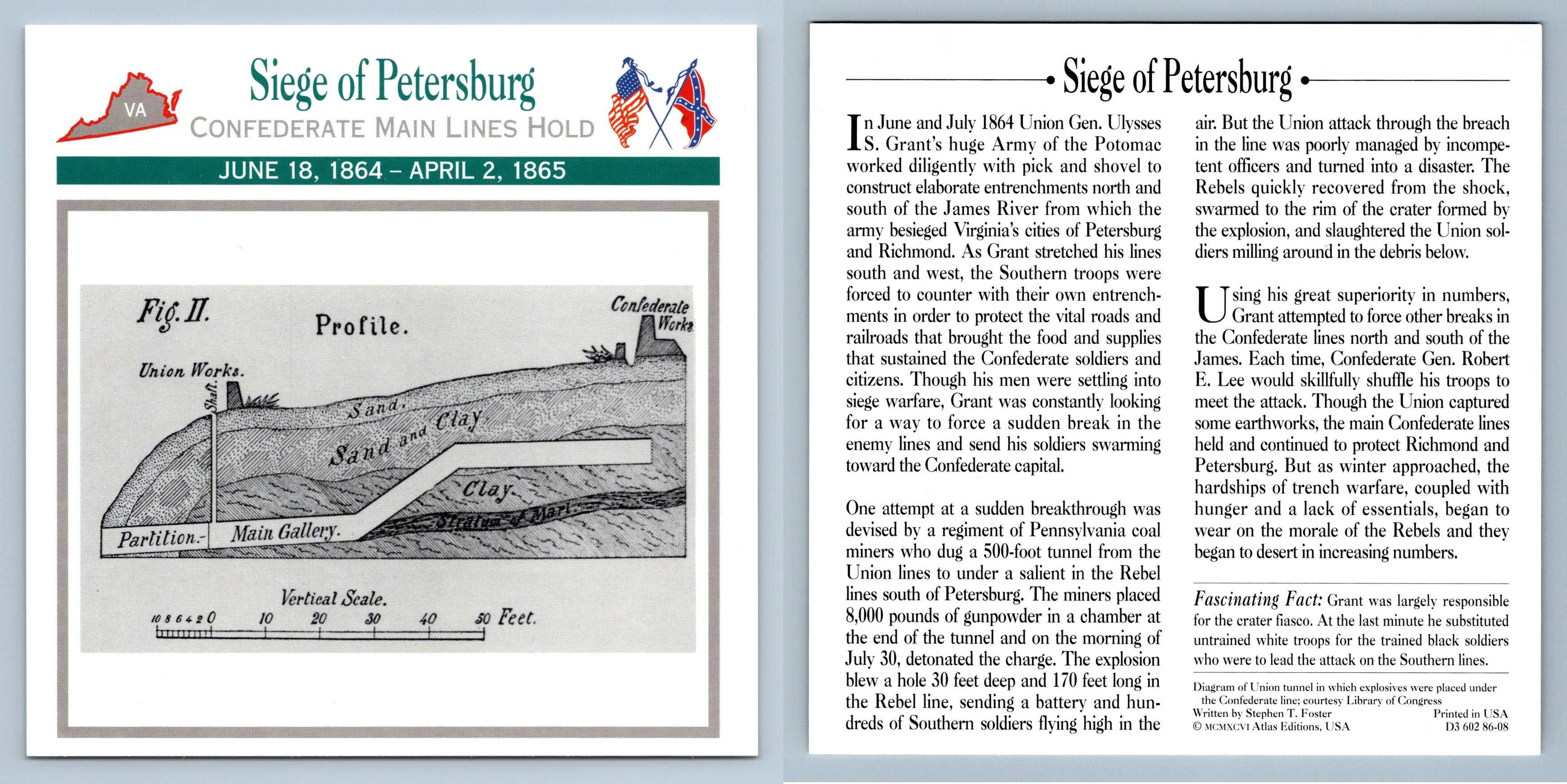 Confederate Main Lines Hold - Siege Of Petersburg - Battles 1864 ...