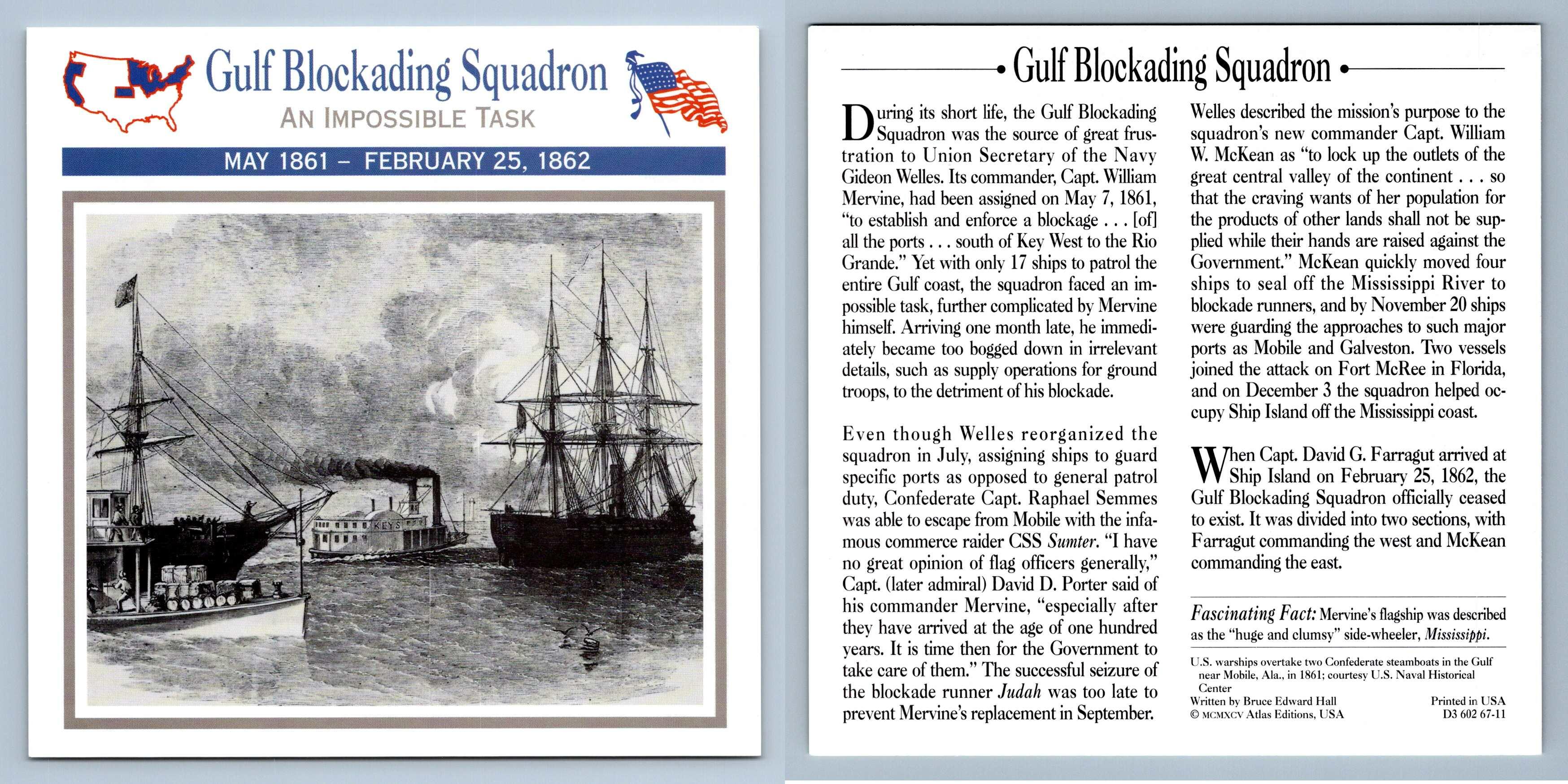 An Impossible Task - Gulf Blockading Squadron - Conflict - Atlas Ed ...