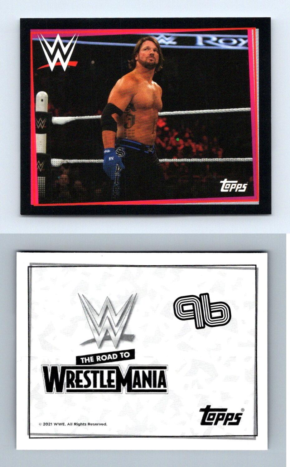 The Road To Wrestlemania #96 Topps 2021 Sticker